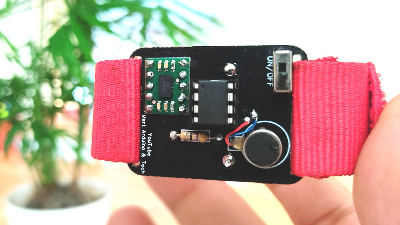 ATtiny85 Wearable Vibrating Activity Tracking Watch & Programming ...