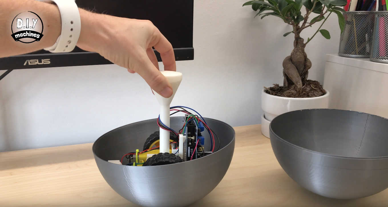 BB8 Droid - Arduino | Remote Controlled | 3D Printed : 22 Steps (with ...