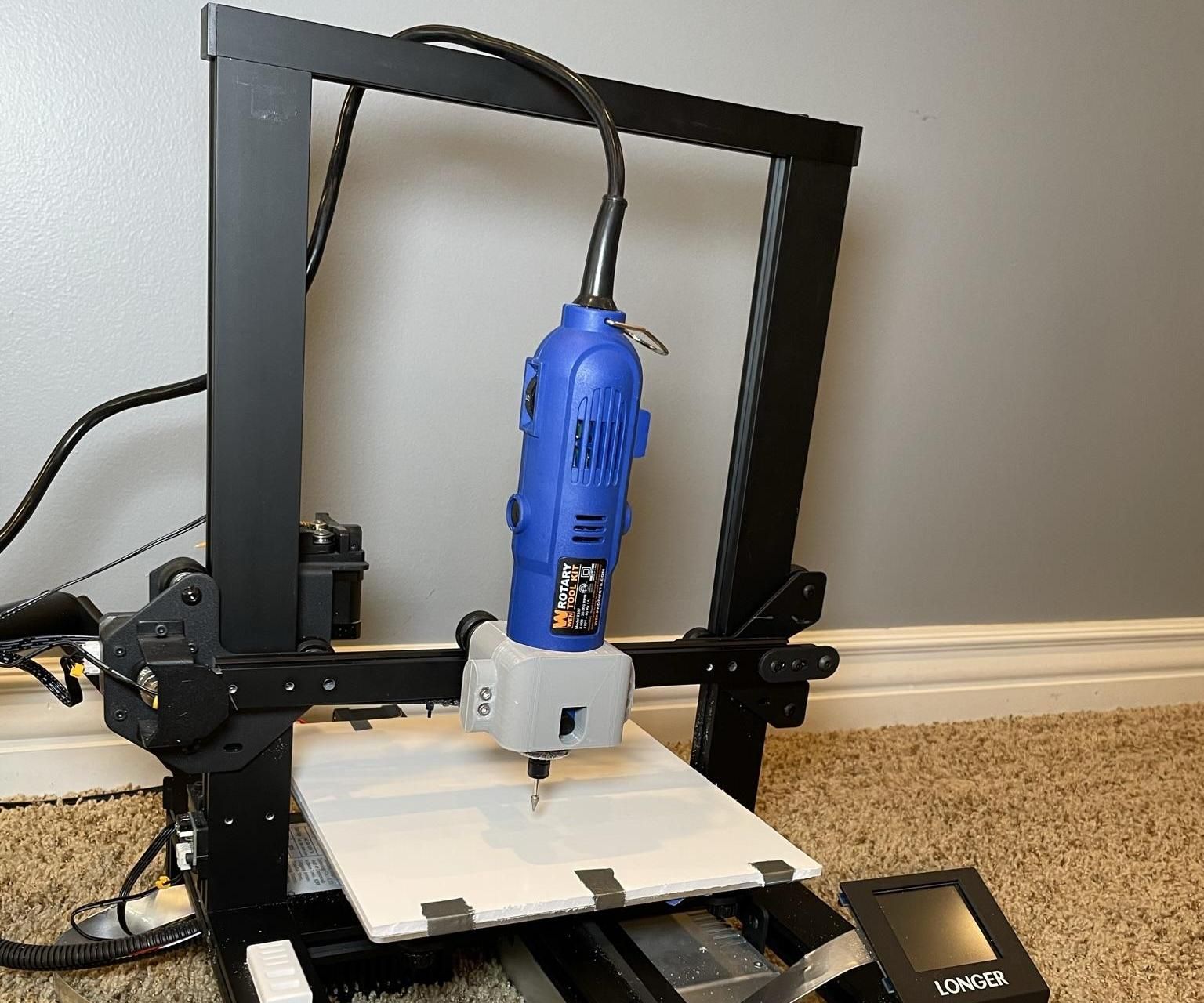 Old 3d Printer Into a CNC for Under $30!!! : 6 Steps (with Pictures ...