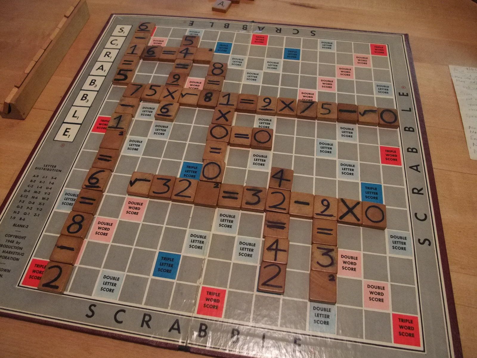 Number Scrabble - the Game (aka: Math Scrabble) : 4 Steps (with ...