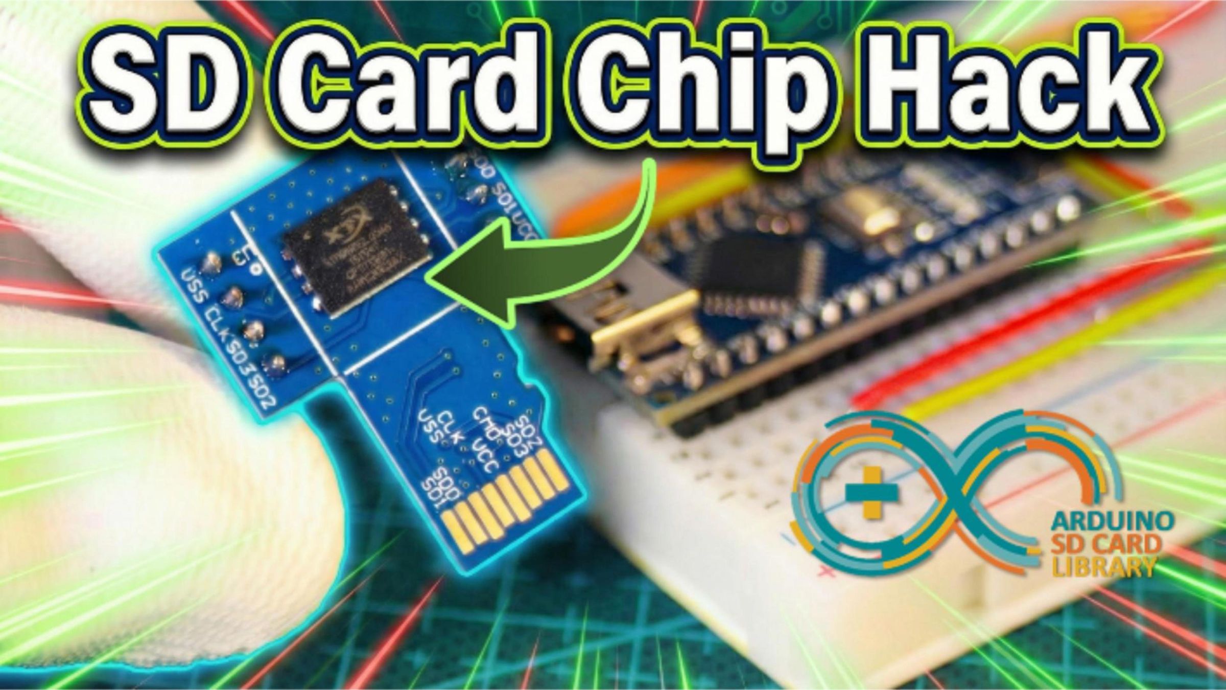 Build Your Own SD Card Chip | Arduino Compatible : 4 Steps (with ...