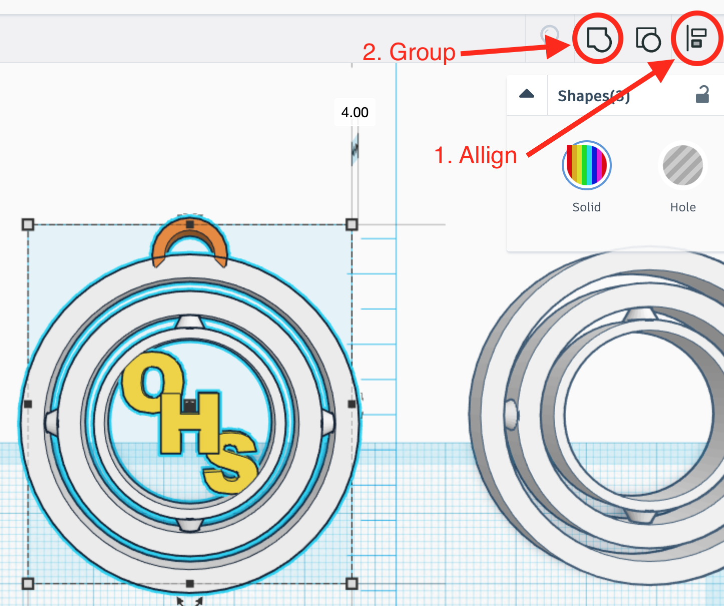 Make a Fidget/Gyro-Keychain With Code Using Tinkercad Codeblocks : 13 Steps (with Pictures ...