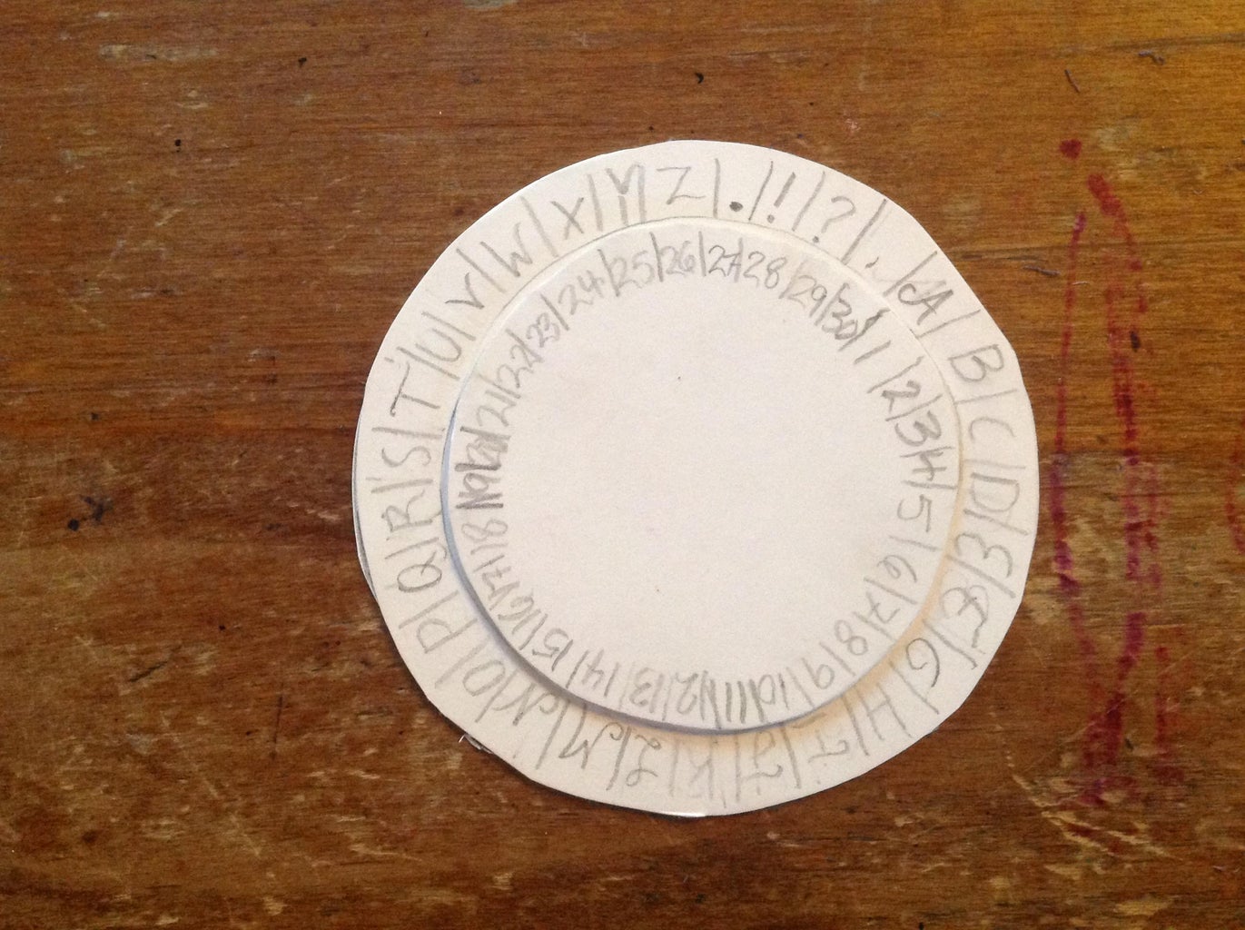 How To Make A Pocket Sized Secret Code Decoder Wheel : 7 Steps
