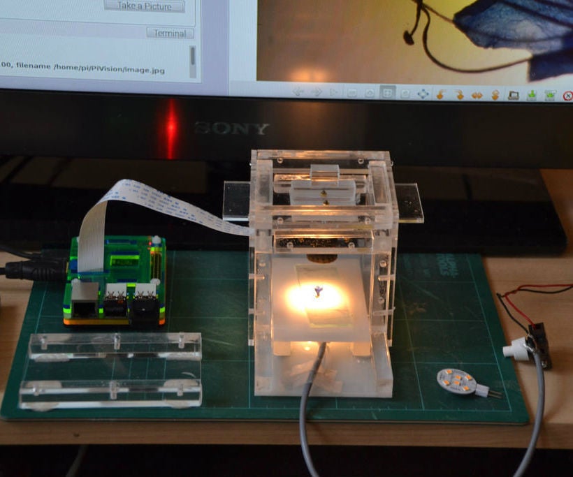 RPiScope: a Raspberry Pi Microscope, Build From Laser Cut Acrylic Parts : 5 Steps (with Pictures ...