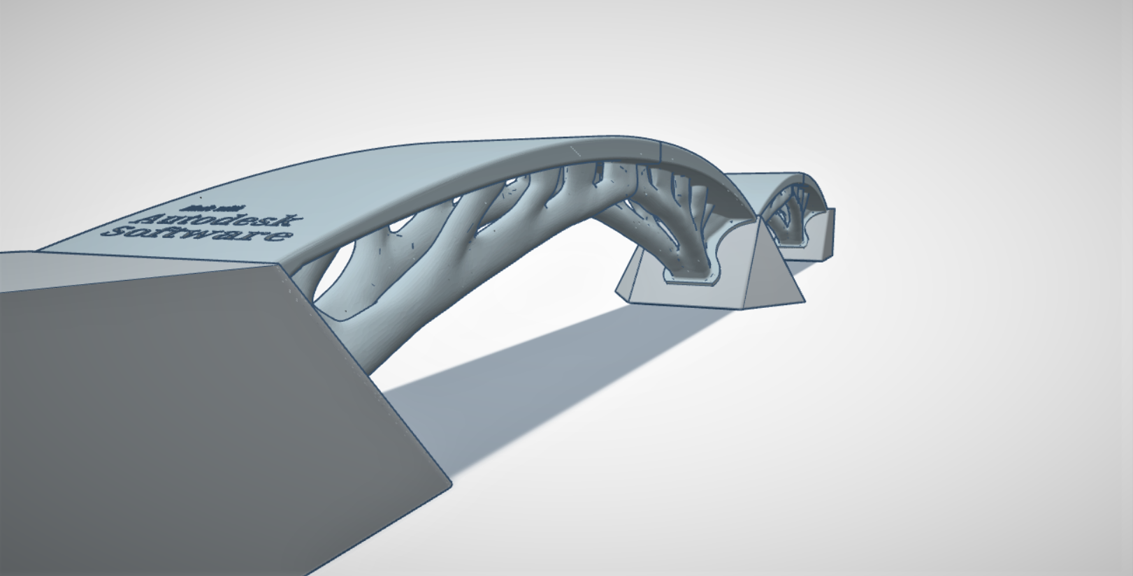 Double Arched Pedestrian Bridge (Inverted Version) : 14 Steps ...