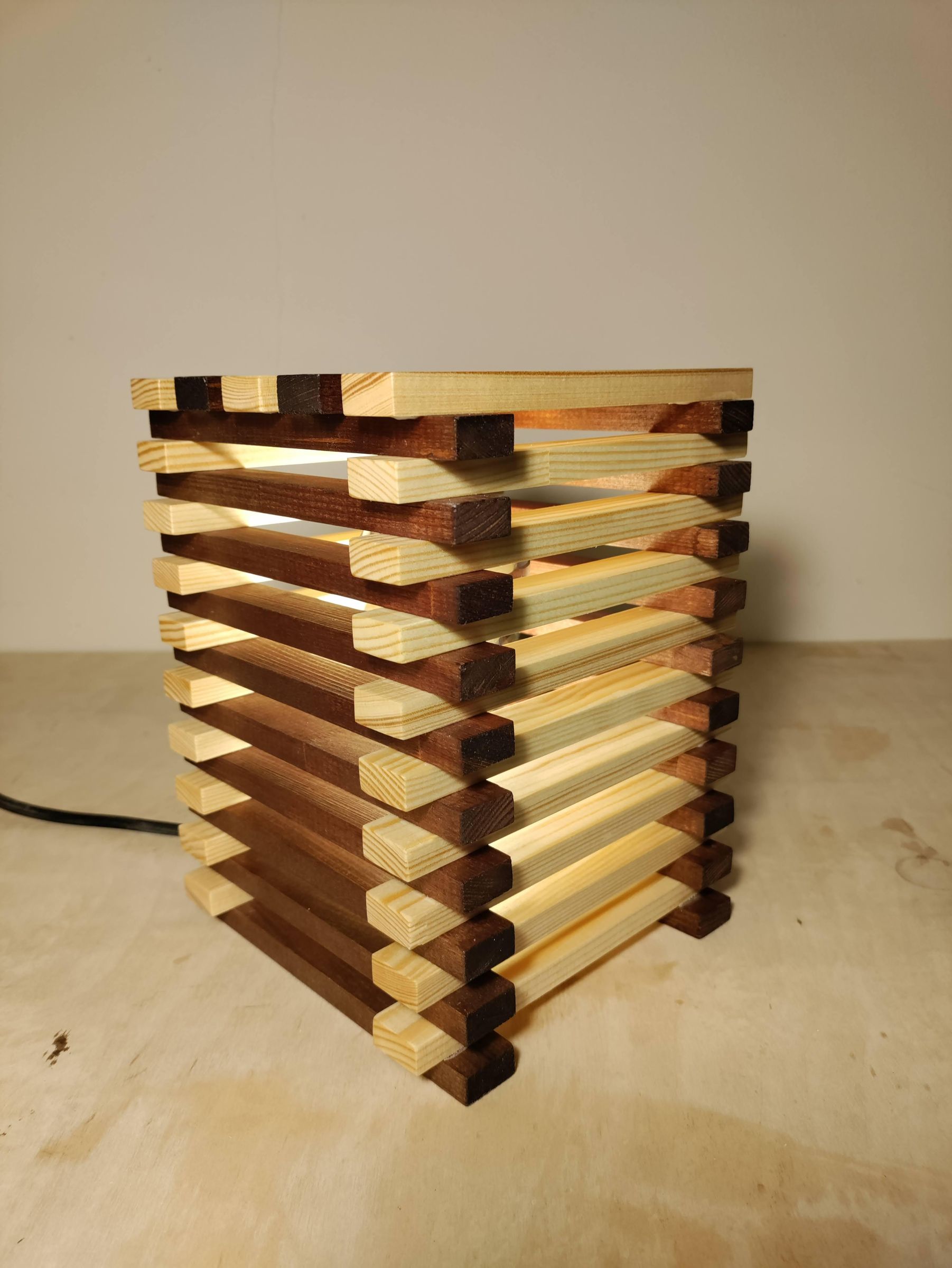 Wooden Sticks Lamp : 4 Steps (with Pictures) - Instructables
