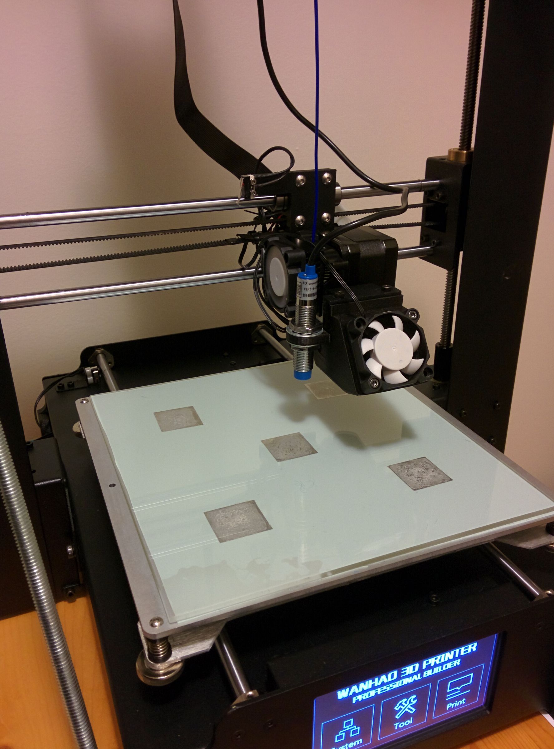 Wanhao I3 Plus Bed Auto Leveling W/ Inductive Sensor : 5 Steps ...