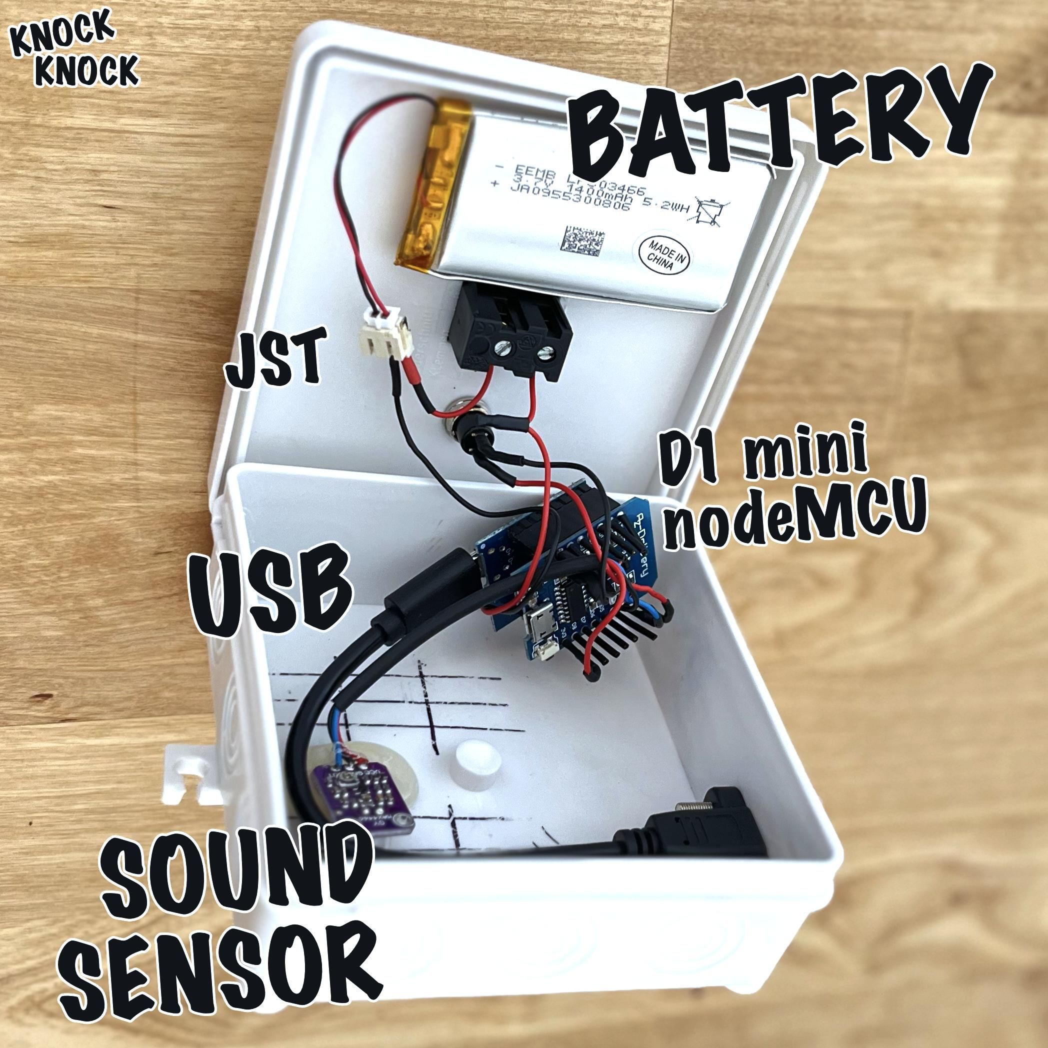 Knock Knock – an Arduino Doorbell Telegram Notifier : 9 Steps (with ...