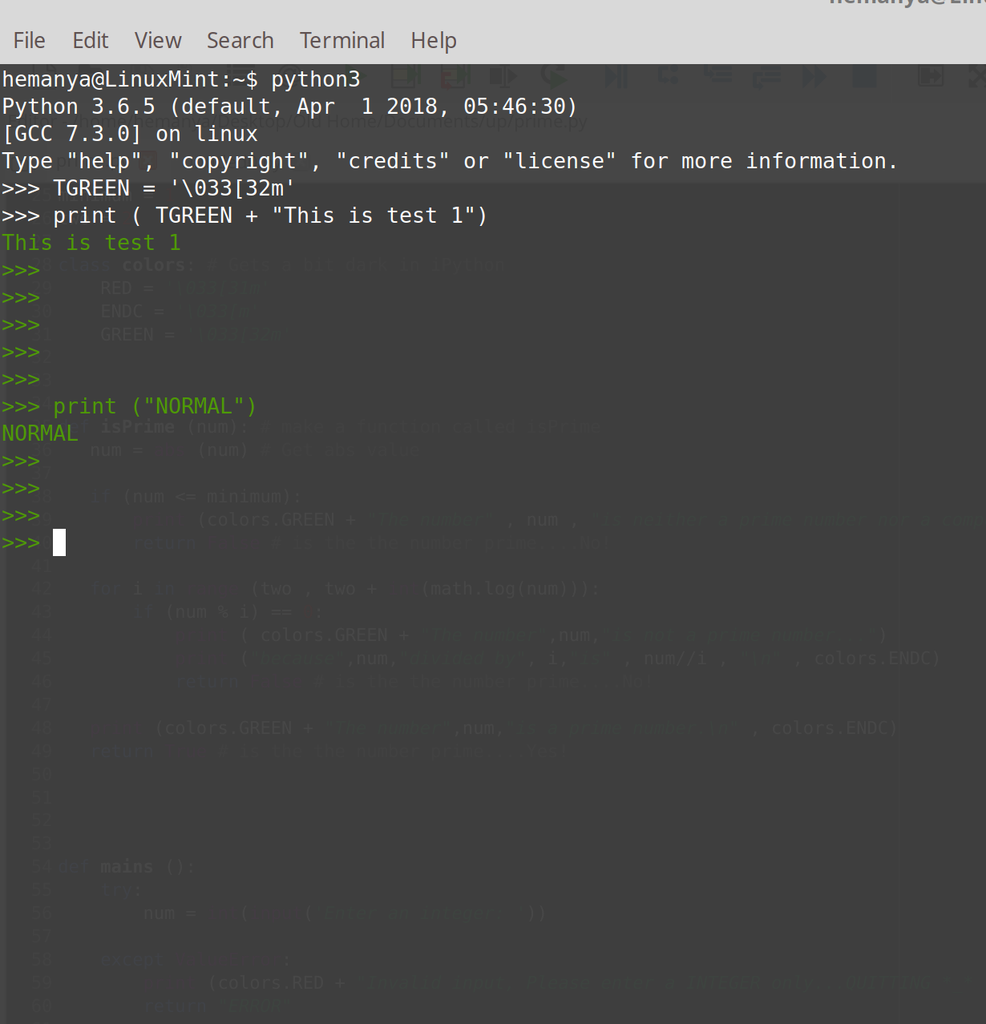 Printing Colored Text In Python Without Any Module 3 Steps Instructables