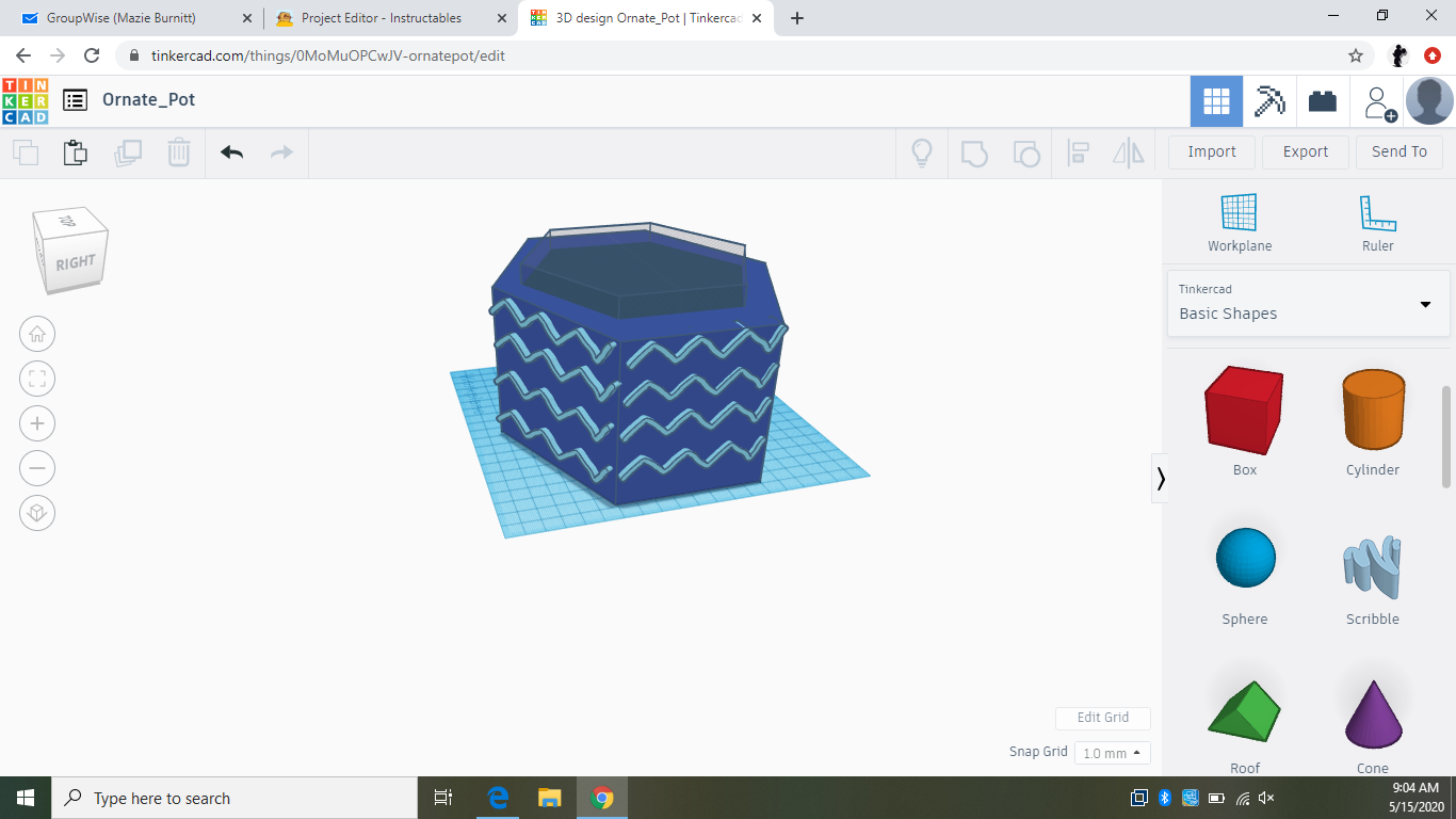 Amazingly Detailed Flower Pots (For 3D Printing) : 3 Steps - Instructables