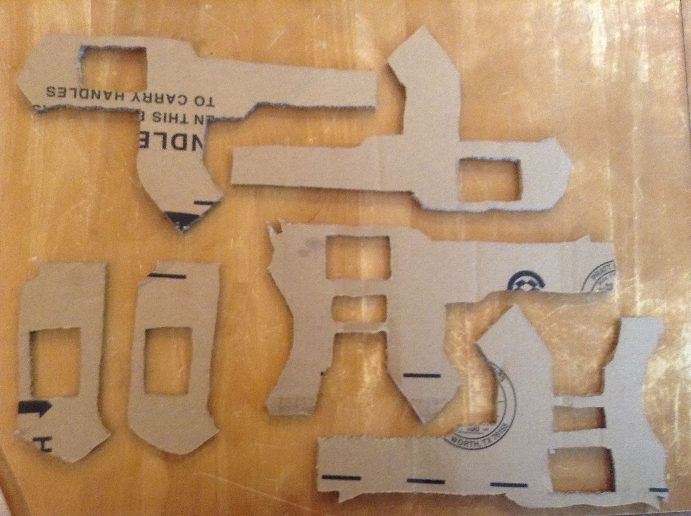 3D Cardboard Gun Model : 10 Steps (with Pictures) - Instructables