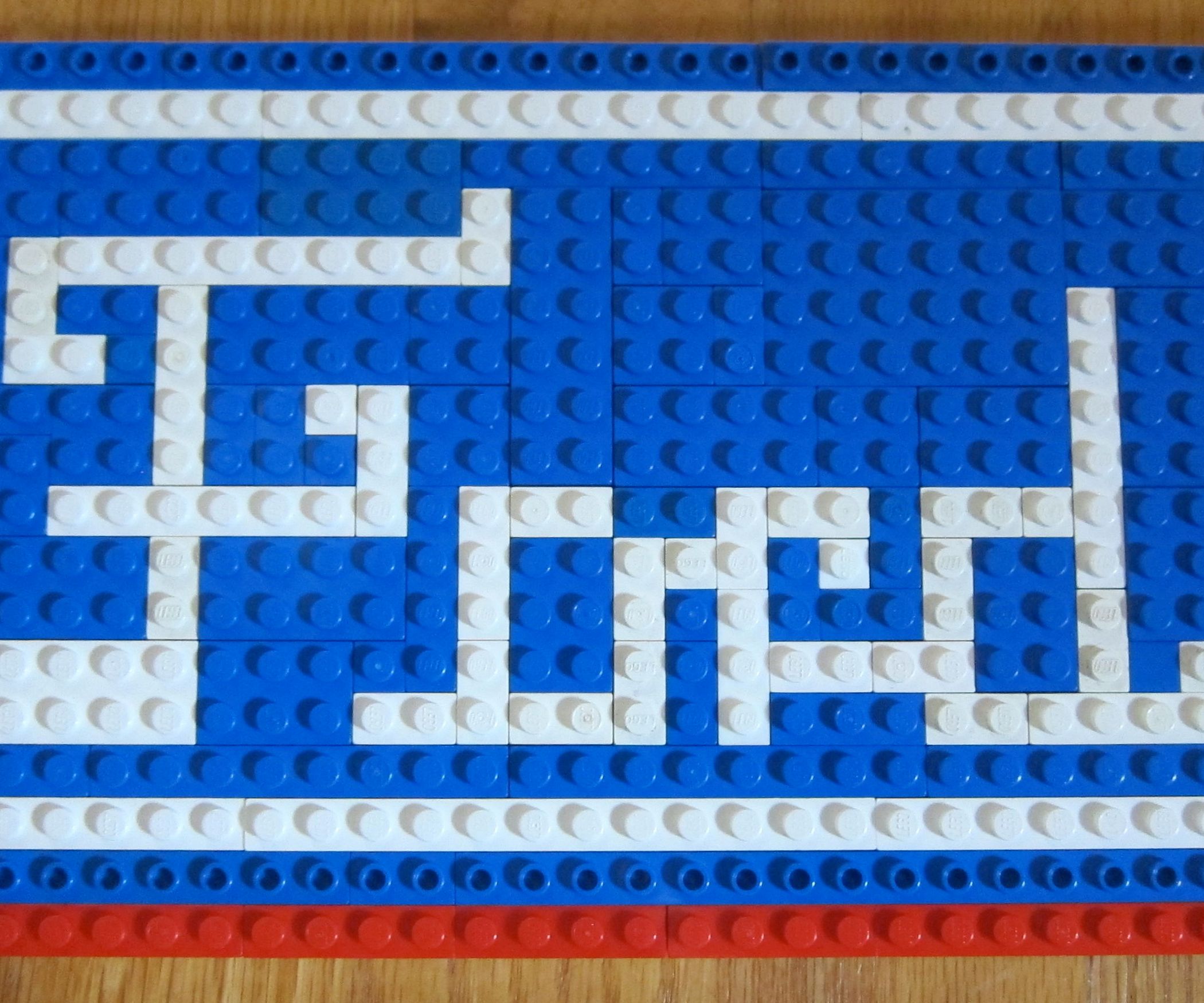 Ford Logo Lego Mosaic - Instructables
