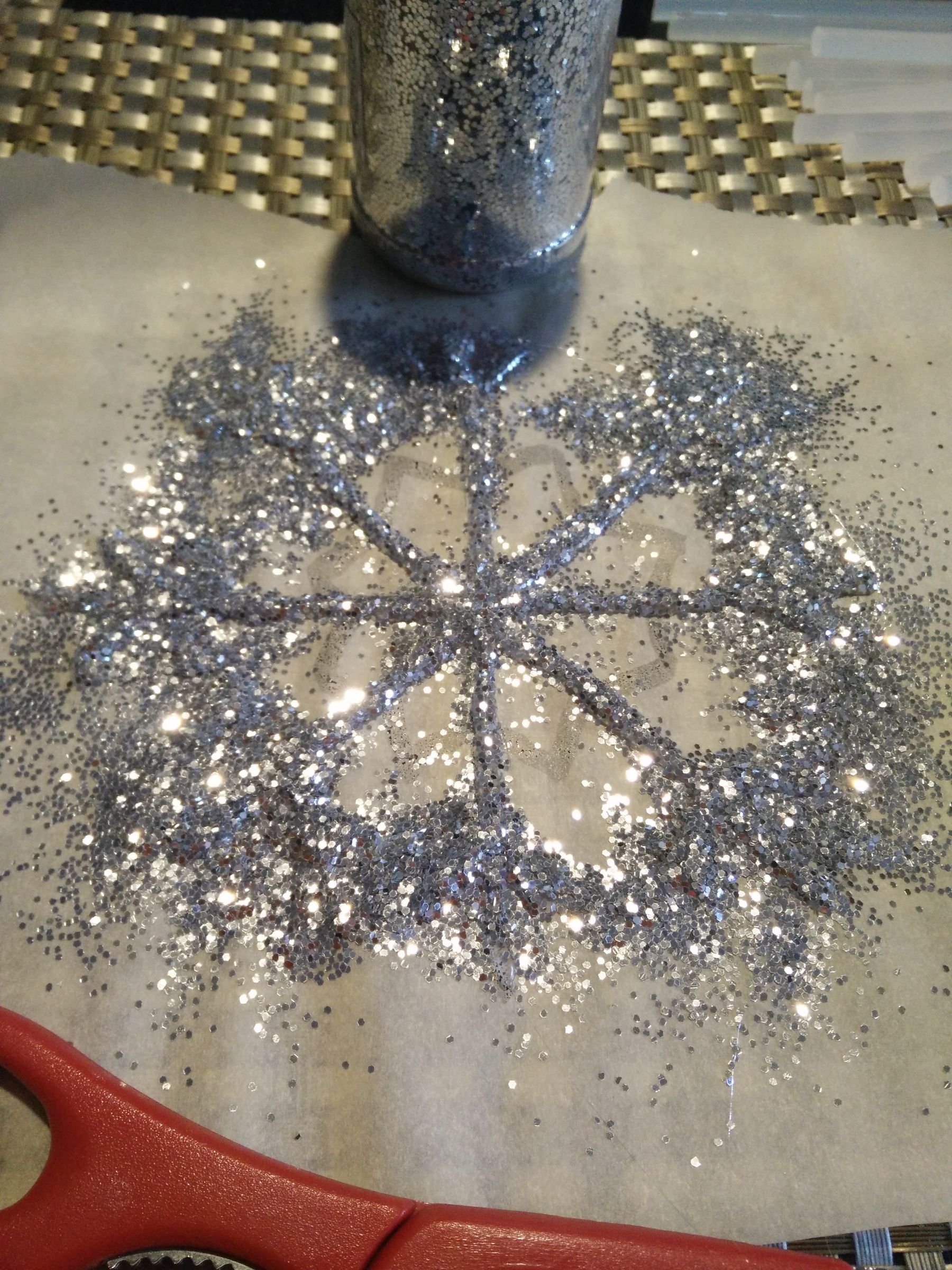 Hot Glue Snowflakes : 9 Steps - Instructables