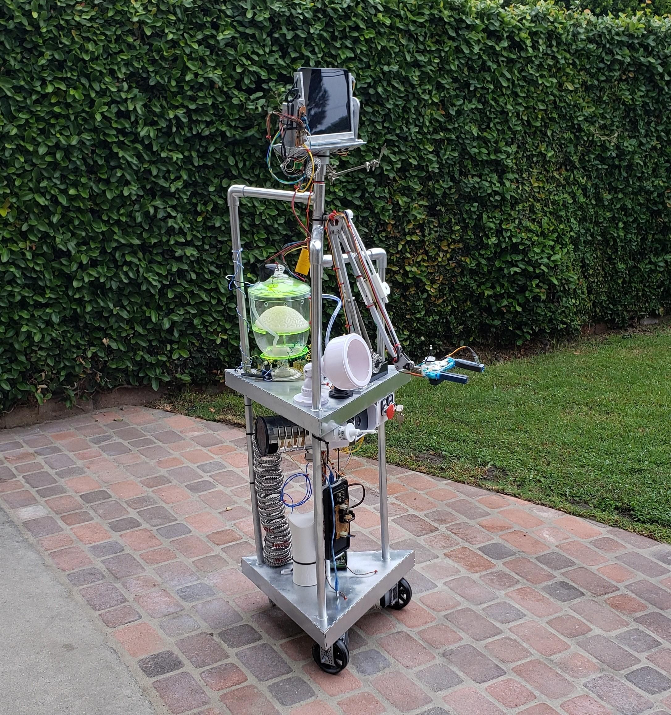 Human Sized Telepresence Robot With Gripper Arm : 5 Steps (with ...