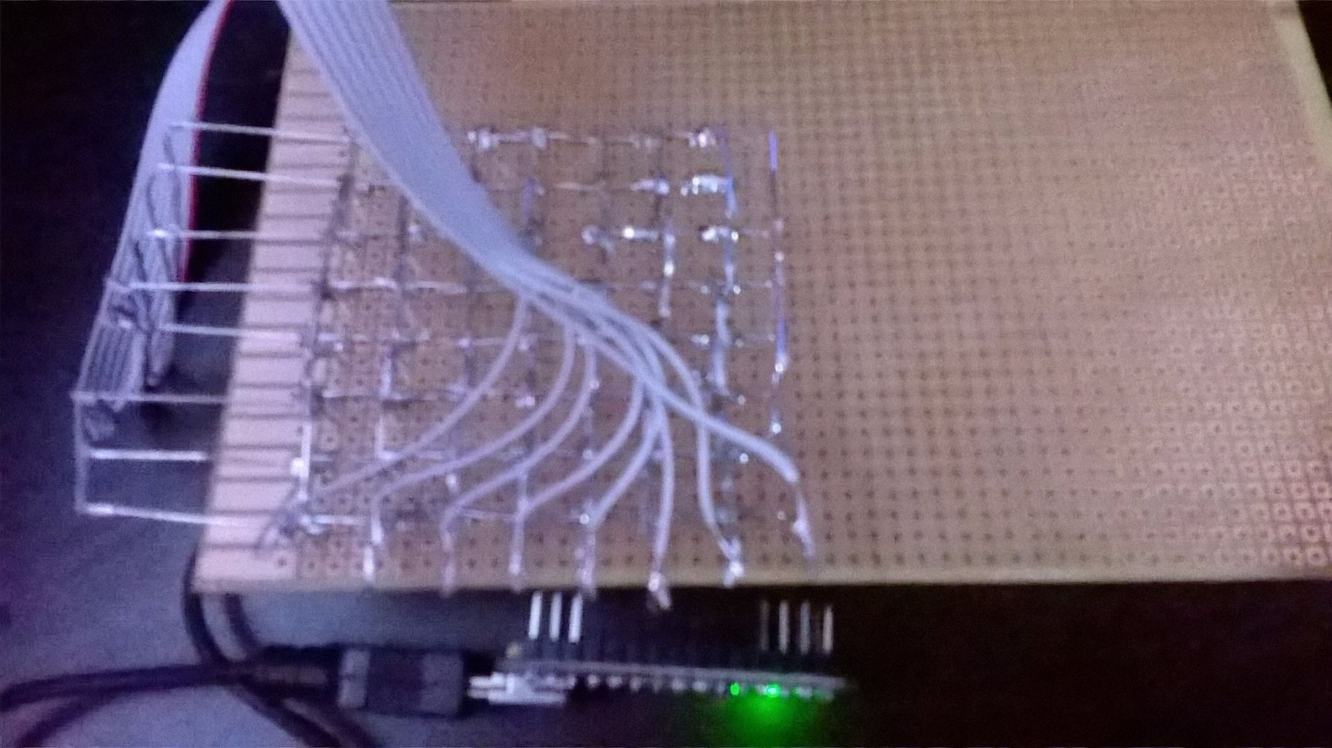 Led Matrix Display Row Column Scanning Using Arduino : 4 Steps ...