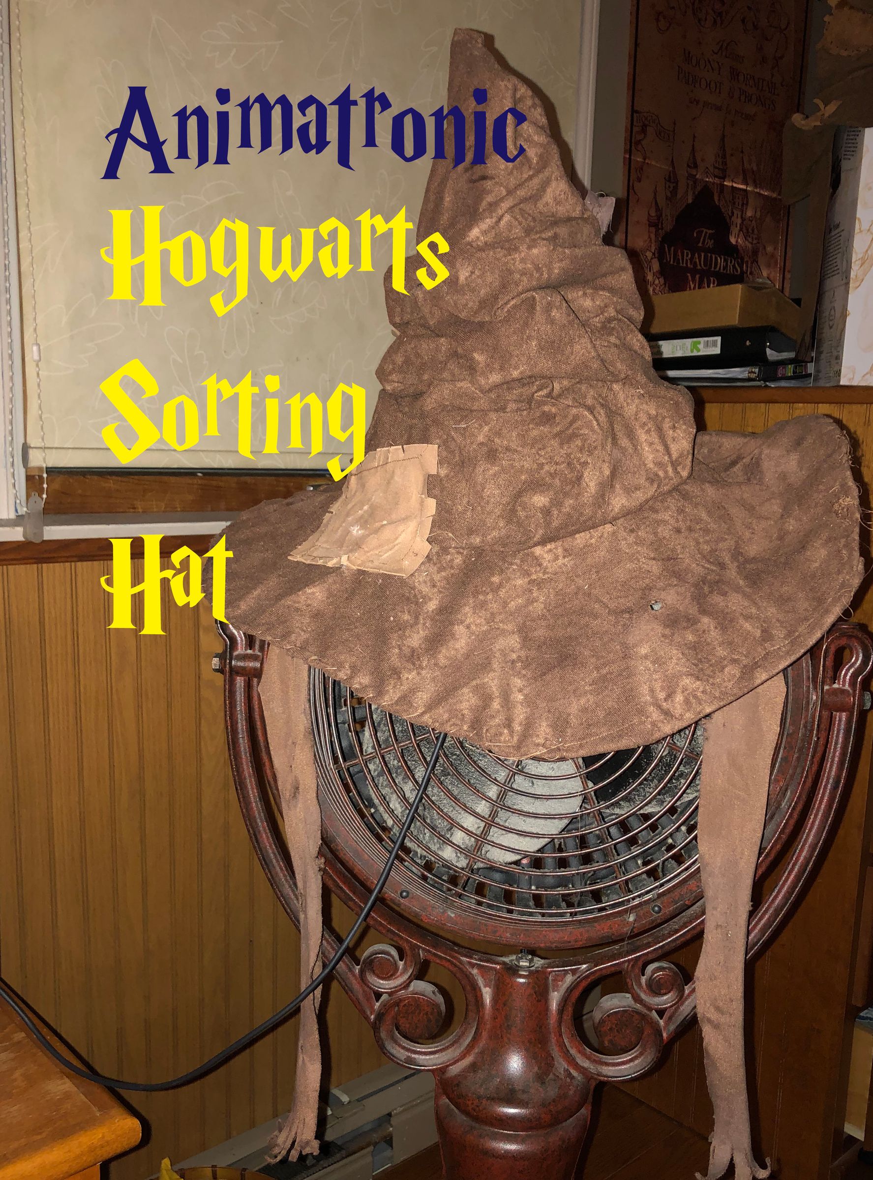 Full Animatronic Sorting Hat With Custom Software-22$ : 27 Steps (with ...