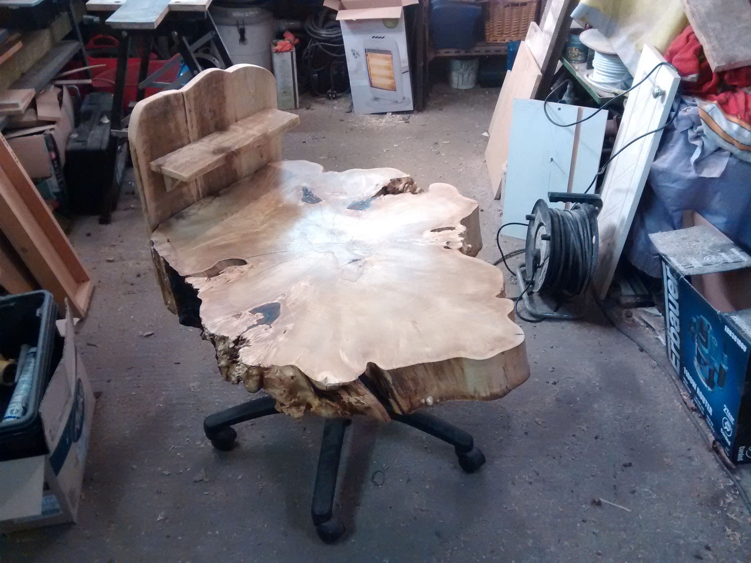 Large Log Slice Table : 9 Steps (with Pictures) - Instructables