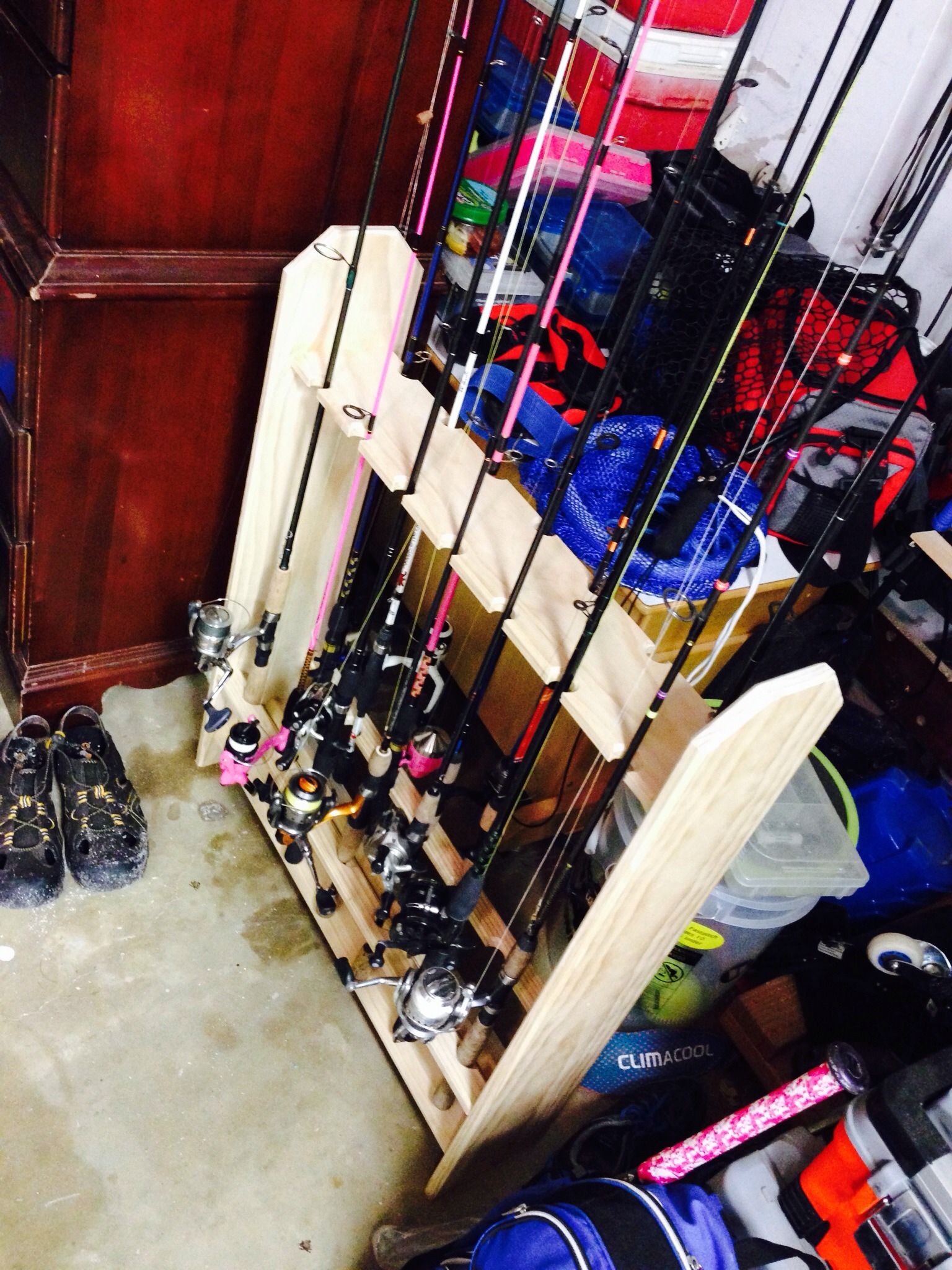 Fishing Rod Rack : 7 Steps - Instructables