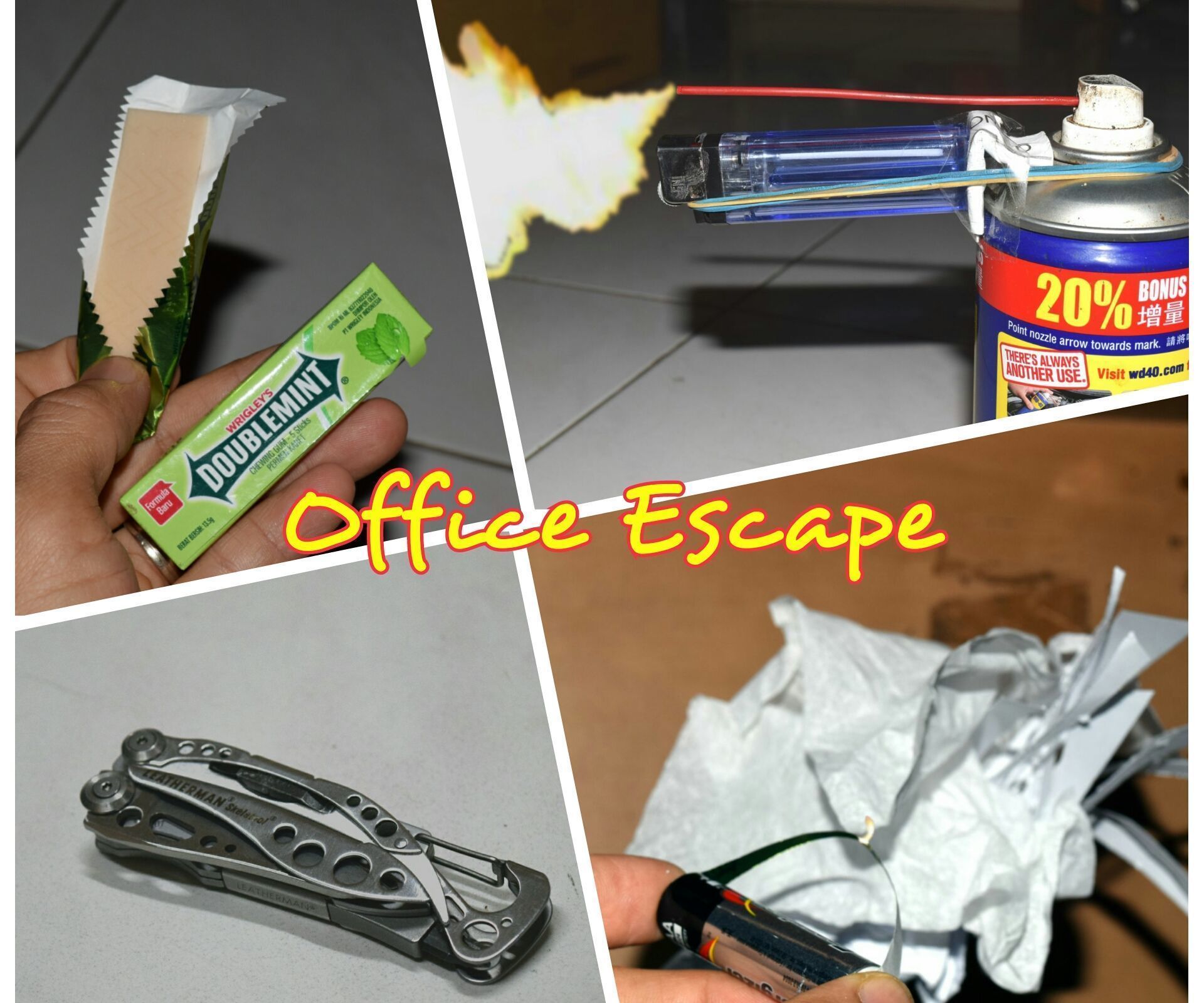 Escaping With MacGyver Style : 3 Steps - Instructables