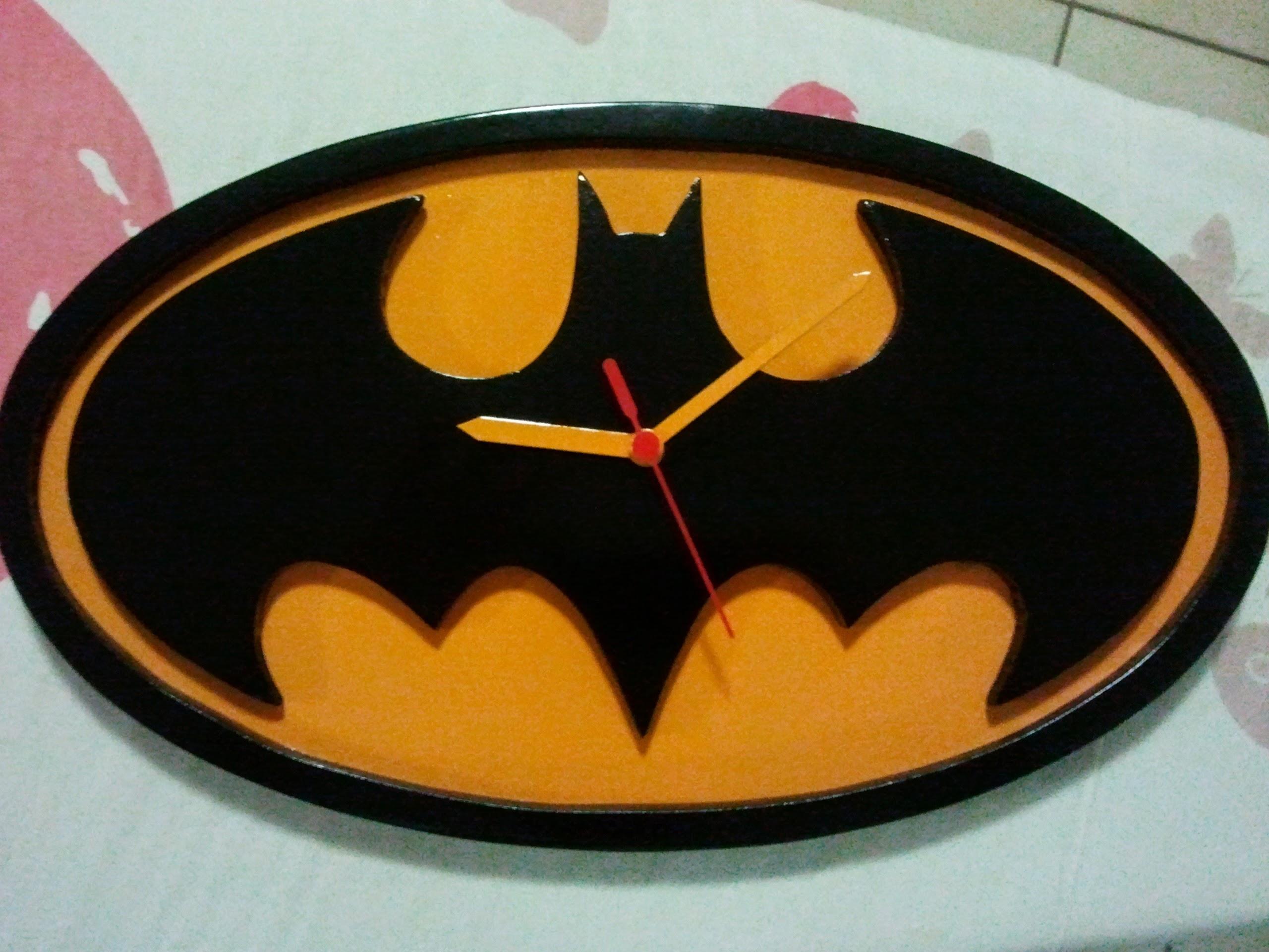 Batman Wall Clock : 4 Steps (with Pictures) - Instructables