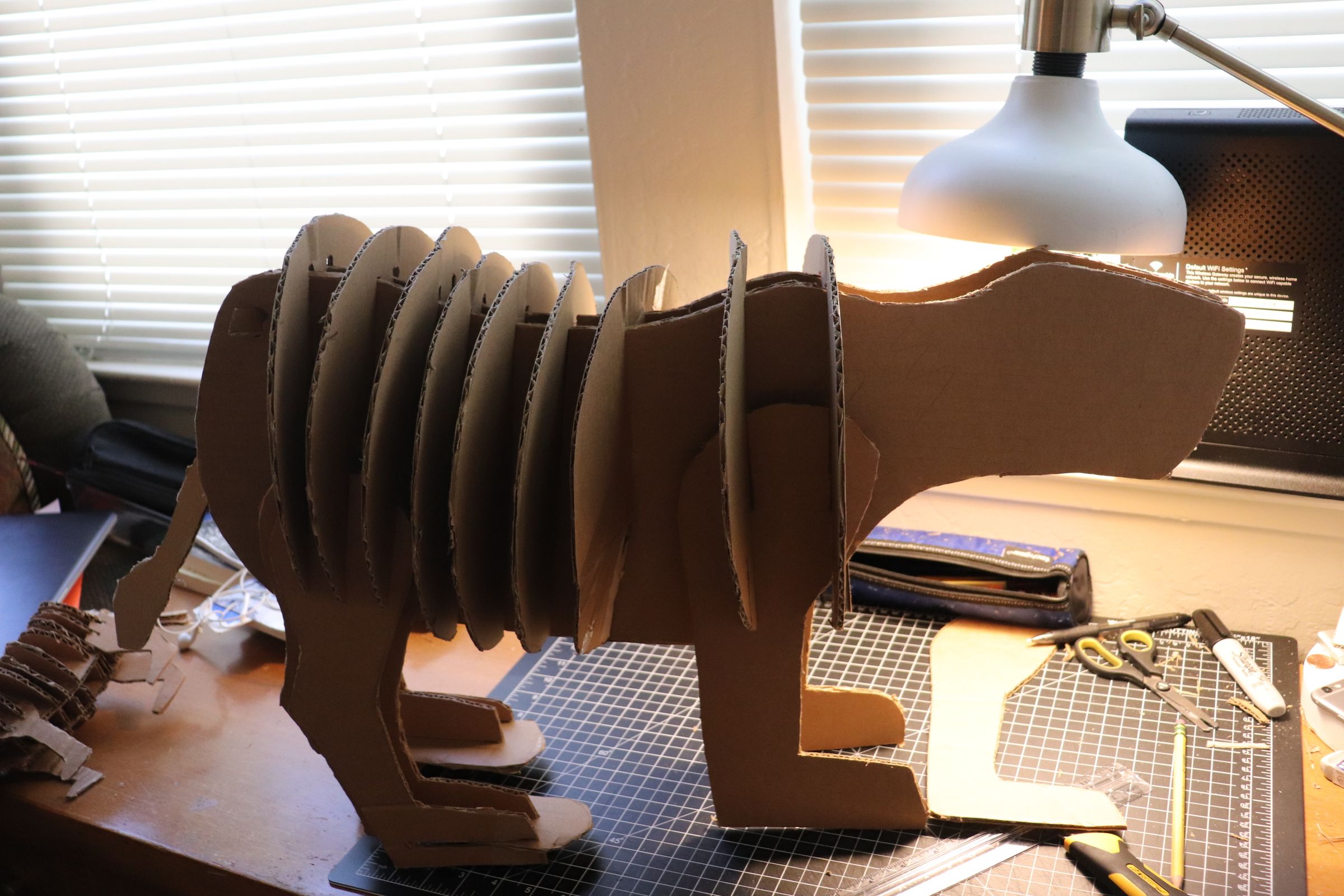 Recycled Cardboard Lion Sculpture : 10 Steps - Instructables