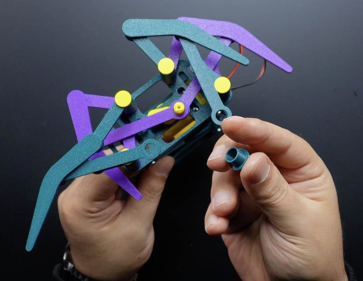 3D Printed Theo Jansen Style Octopod Robot (Arduino Based) : 7 Steps ...