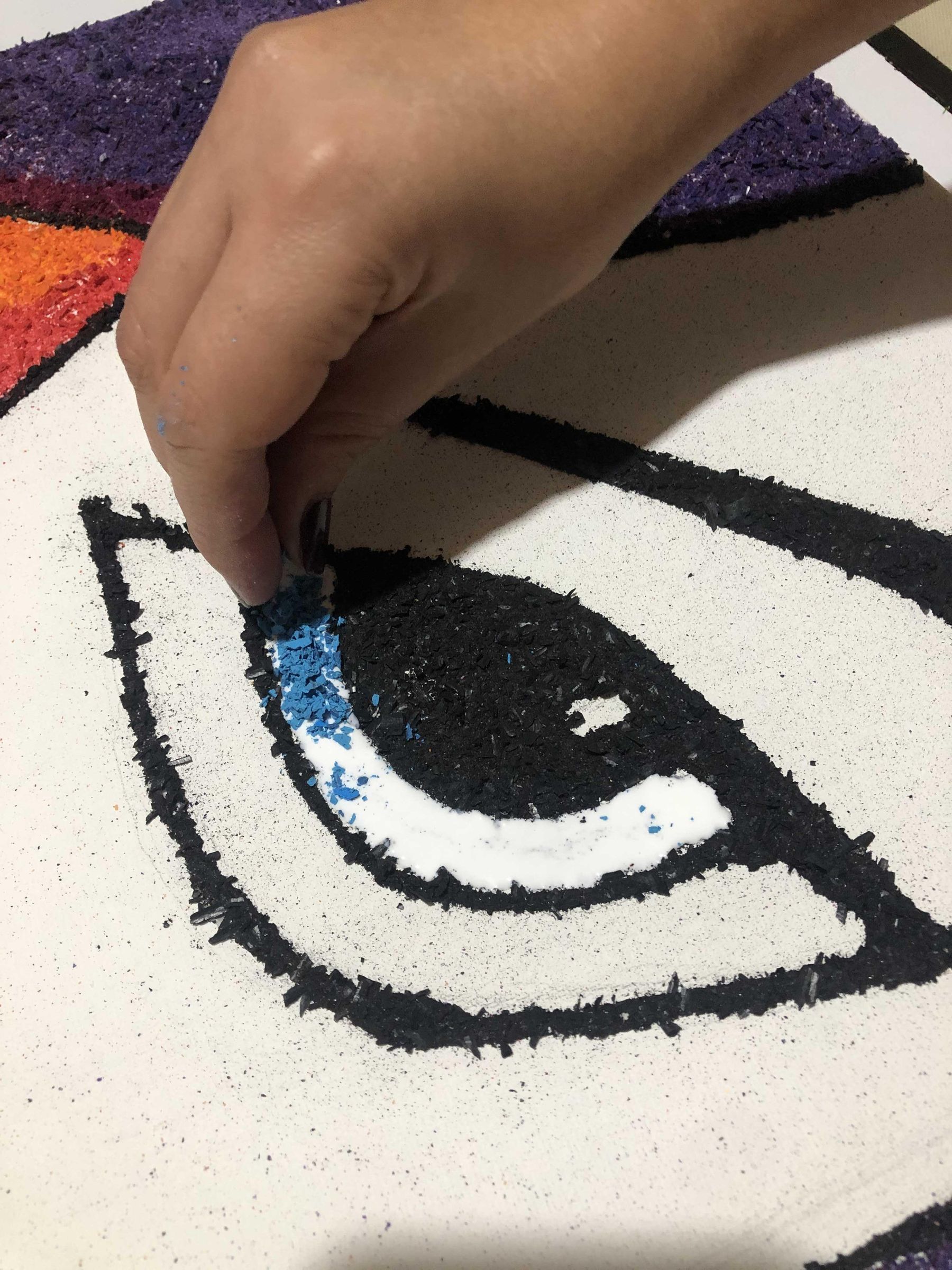 Cubist Face With Crushed Crayon : 8 Steps (with Pictures) - Instructables