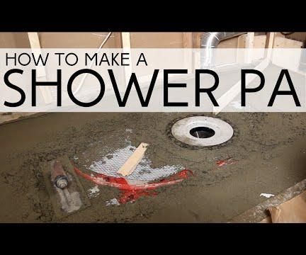 How to Build a Mortar Shower Pan : 6 Steps - Instructables