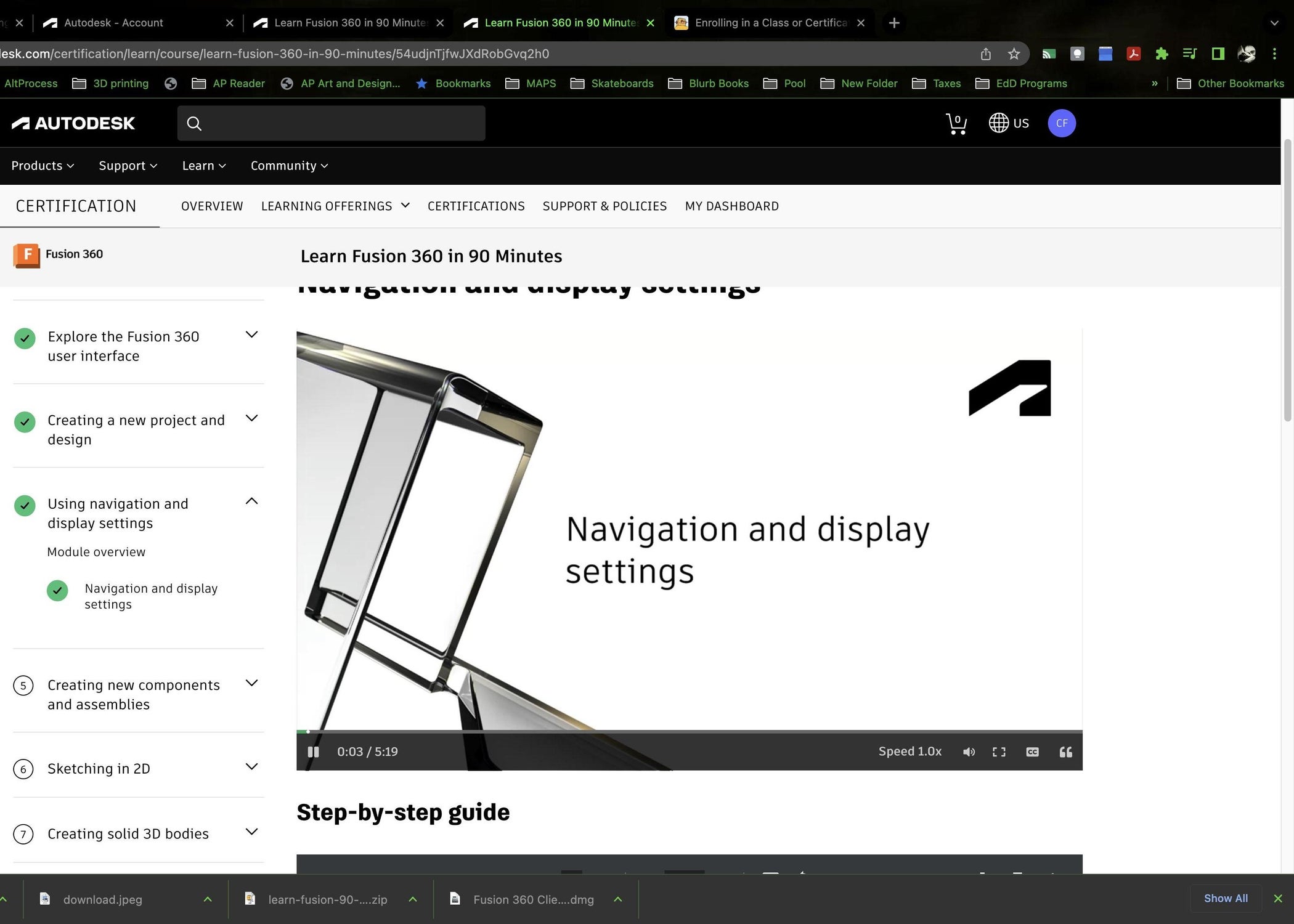 Enrolling in a Class or Certification on Autodesk Learn : 3 Steps ...