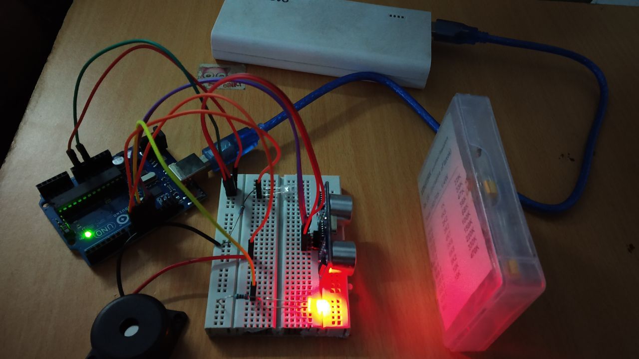 SIMPLE ARDUINO ULTRASONIC SENSOR DOOR ALARM / Motion Detector NO PIR ...