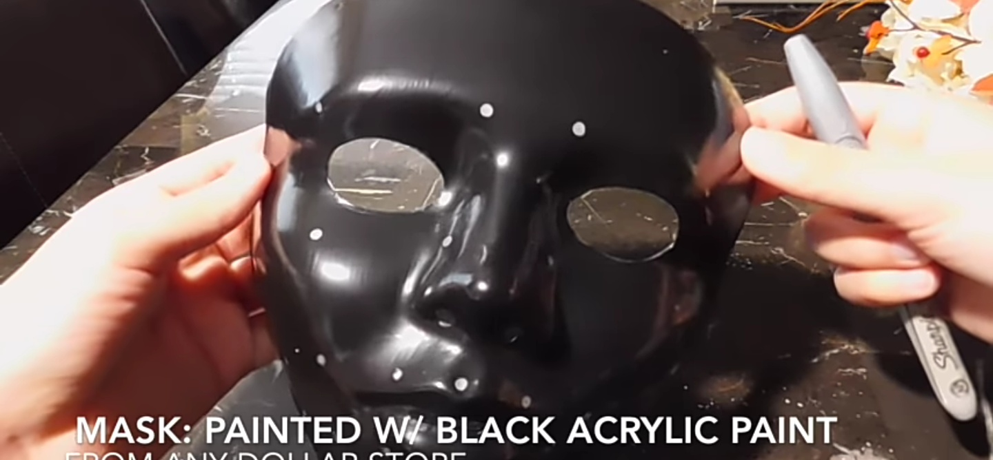 How to Make a DIY Purge Halloween Mask for Kinds and Adult : 4 Steps ...