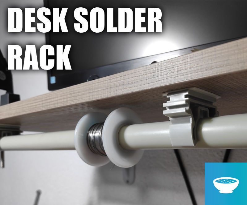 Desk Solder and Wire Rack : 3 Steps (with Pictures) - Instructables