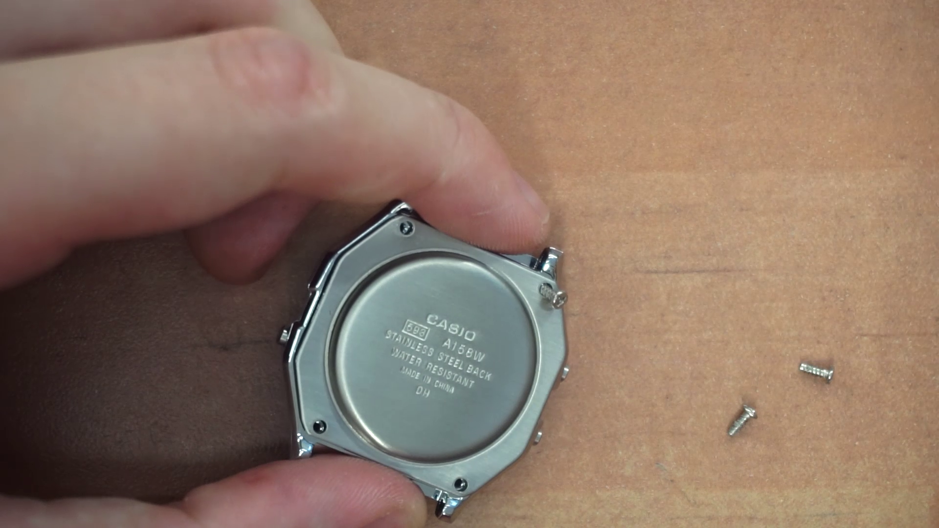Casio A158W Clean Face Mod : 4 Steps - Instructables