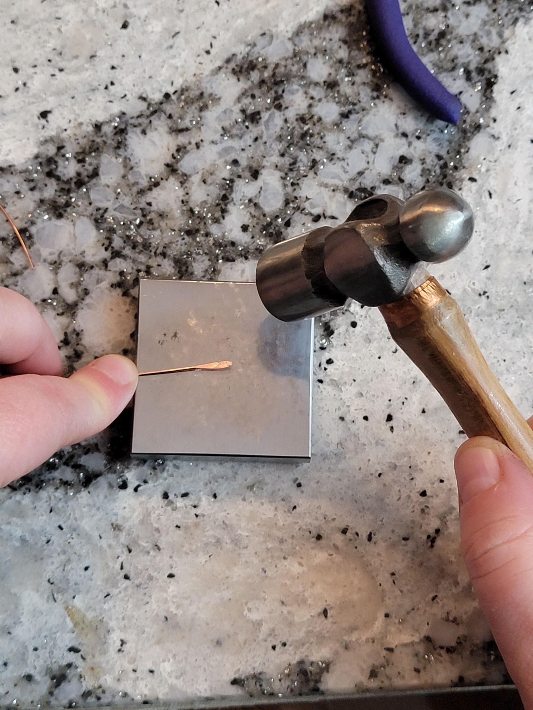 Hammered Wire Earrings : 11 Steps (with Pictures) - Instructables