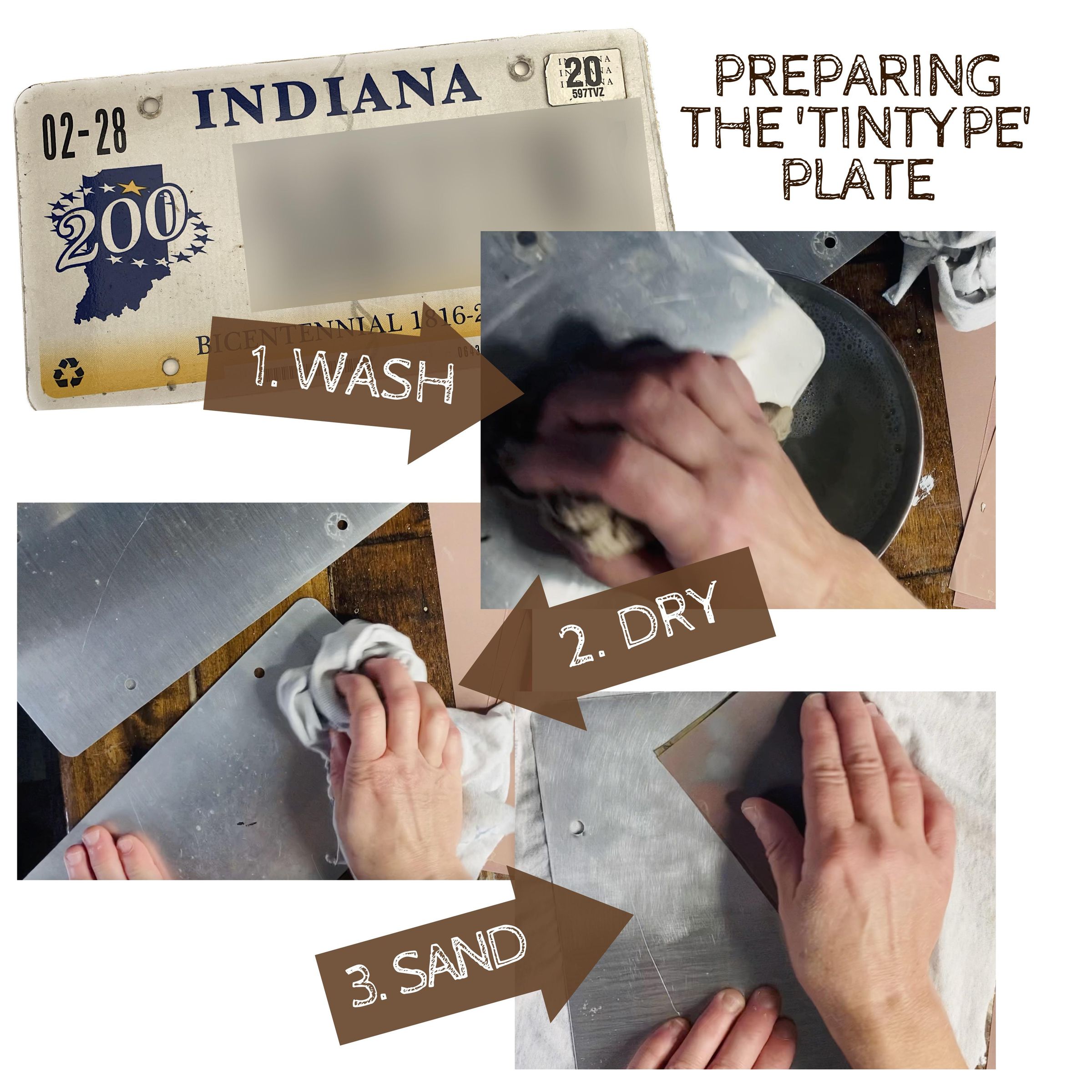 Tintype Photos From an Old License Plate : 6 Steps (with Pictures ...