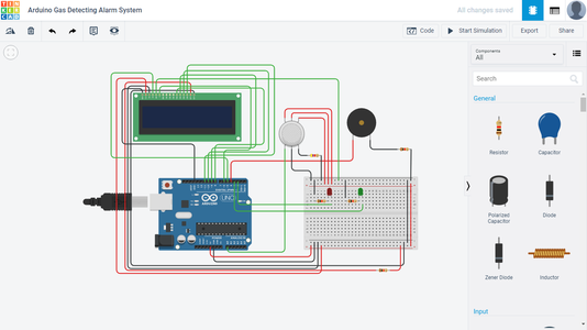 Arduino Gas Detecting Alarm System 6 Steps Instructables