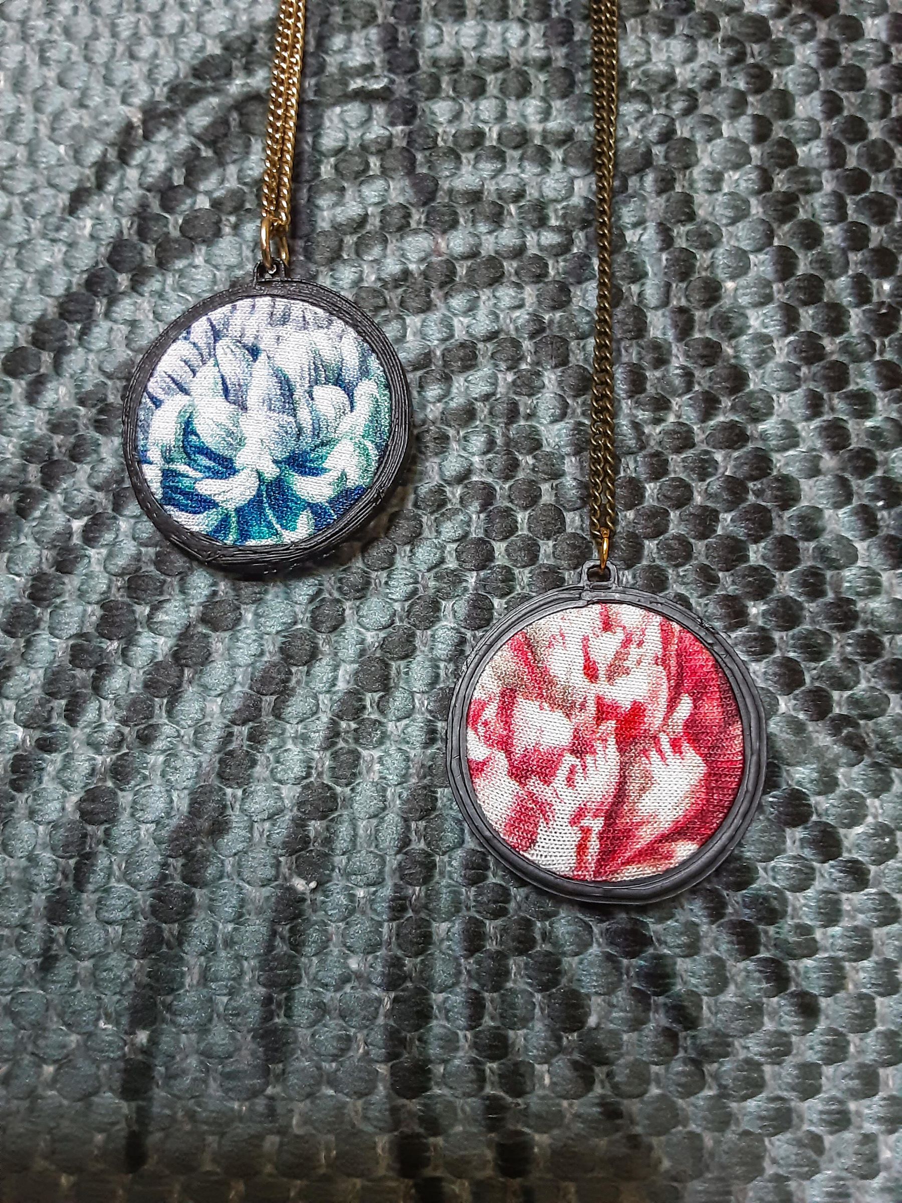 3D Printed Pendant Shapes With Textiles : 9 Steps (with Pictures ...