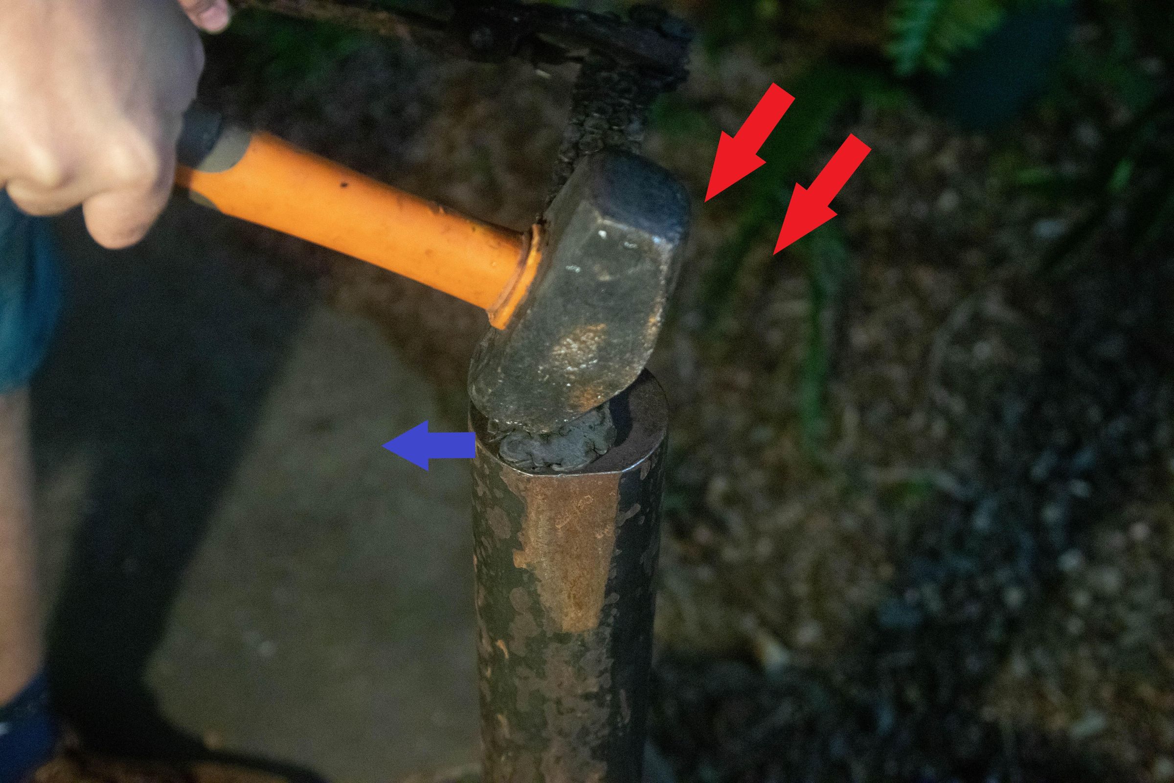 Axe Made From Bike Chain and an Old Rasp. Aka: Mad Maxe! : 13 Steps ...