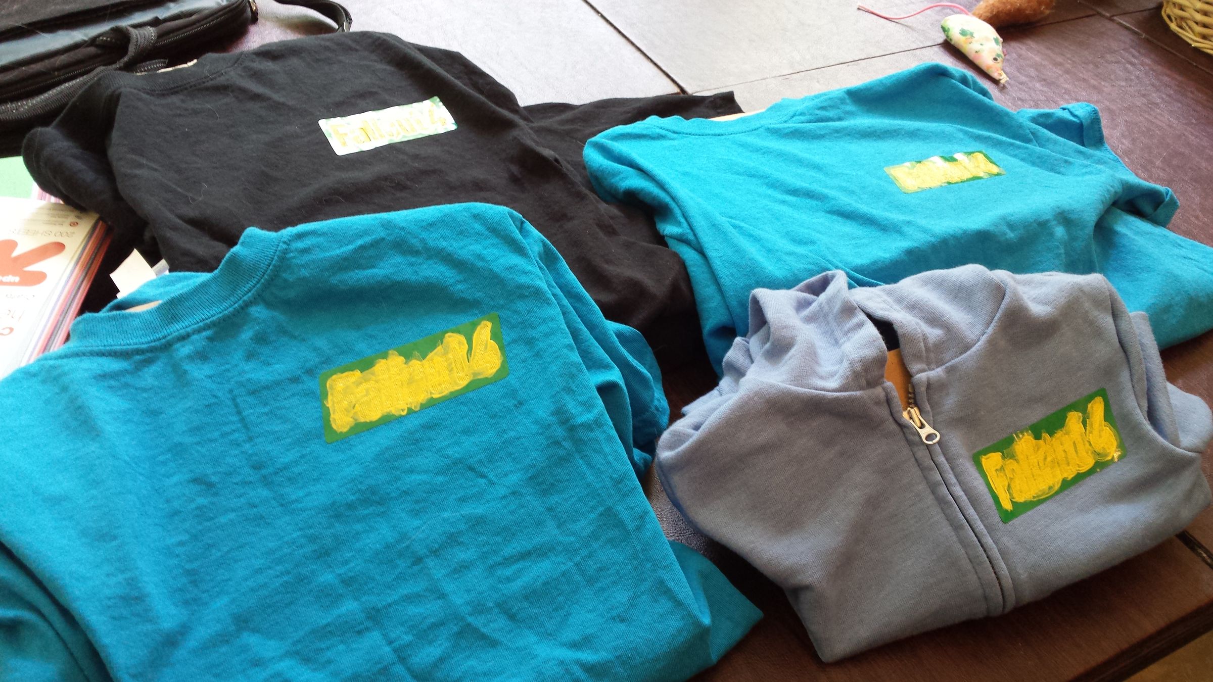 Bootleg Fallout 4 T-Shirts With a Vinyl Cutter. Aka Gun Runner Shirts ...