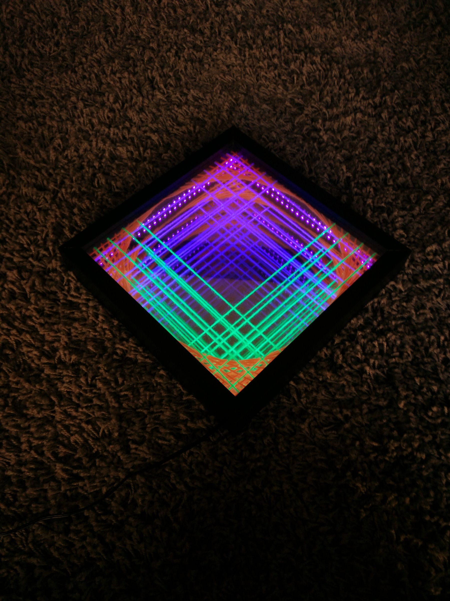 Infinity Mirror UV String Art : 4 Steps (with Pictures) - Instructables