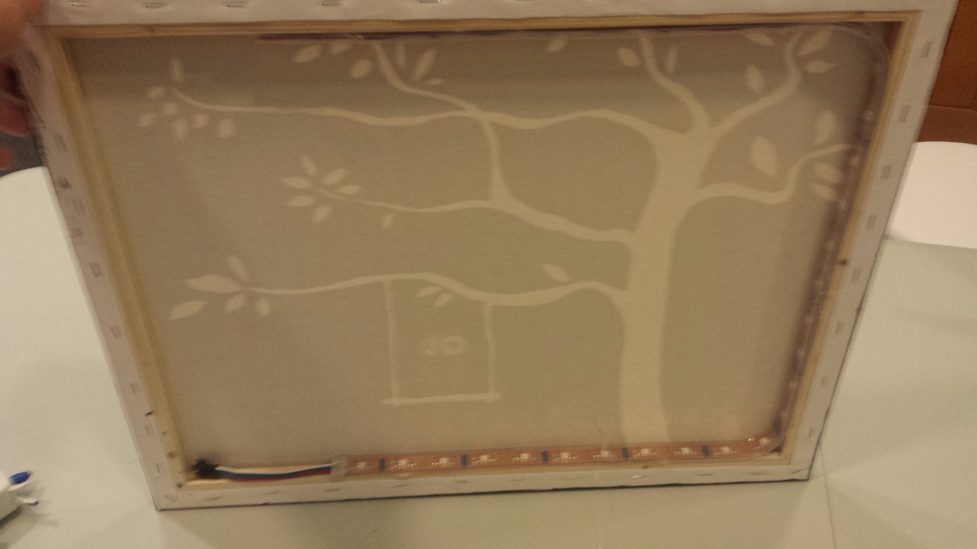 LED Strip Back-lit Canvas Art : 12 Steps (with Pictures) - Instructables