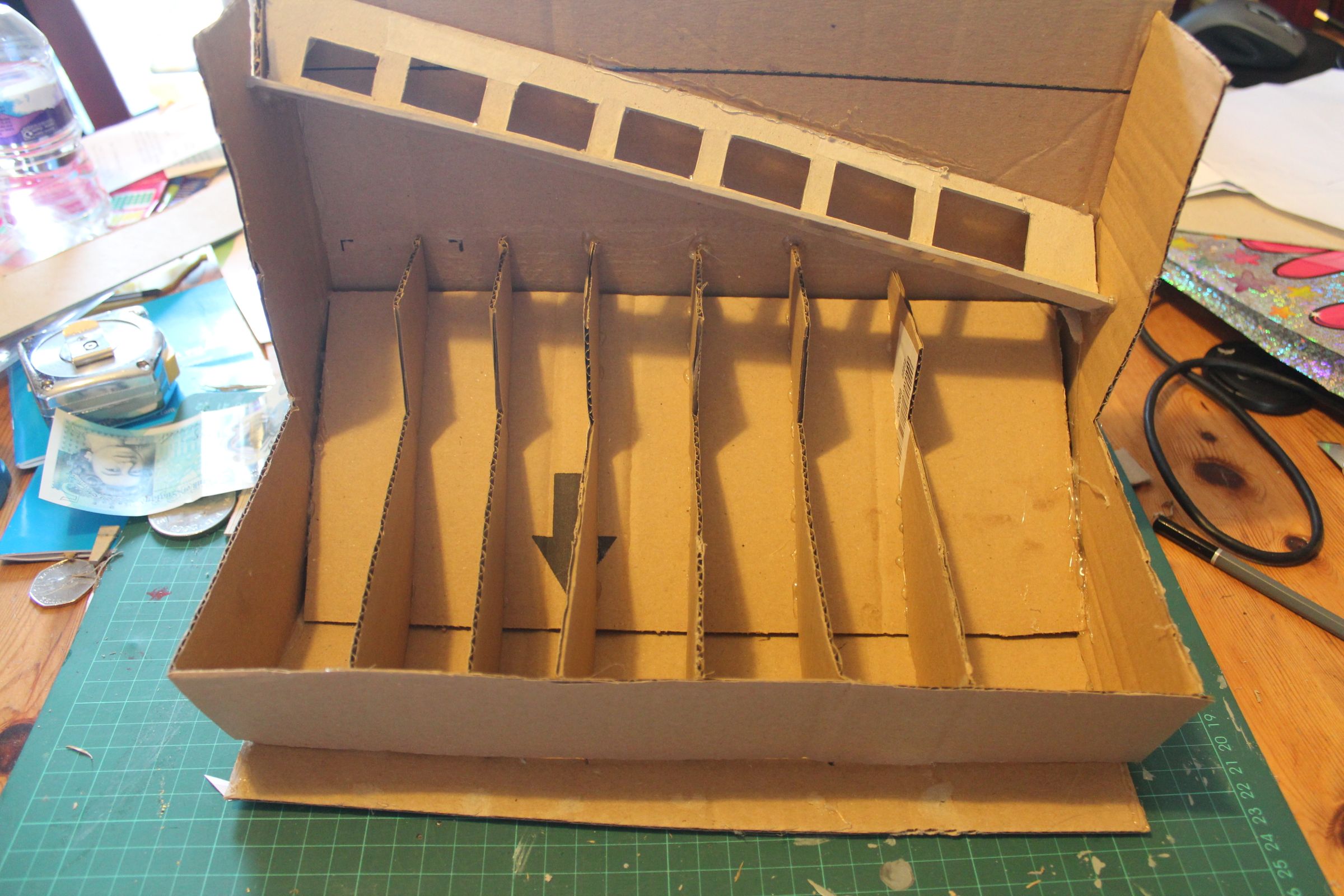 Cardboard Money Sorting Device : 10 Steps (with Pictures) - Instructables