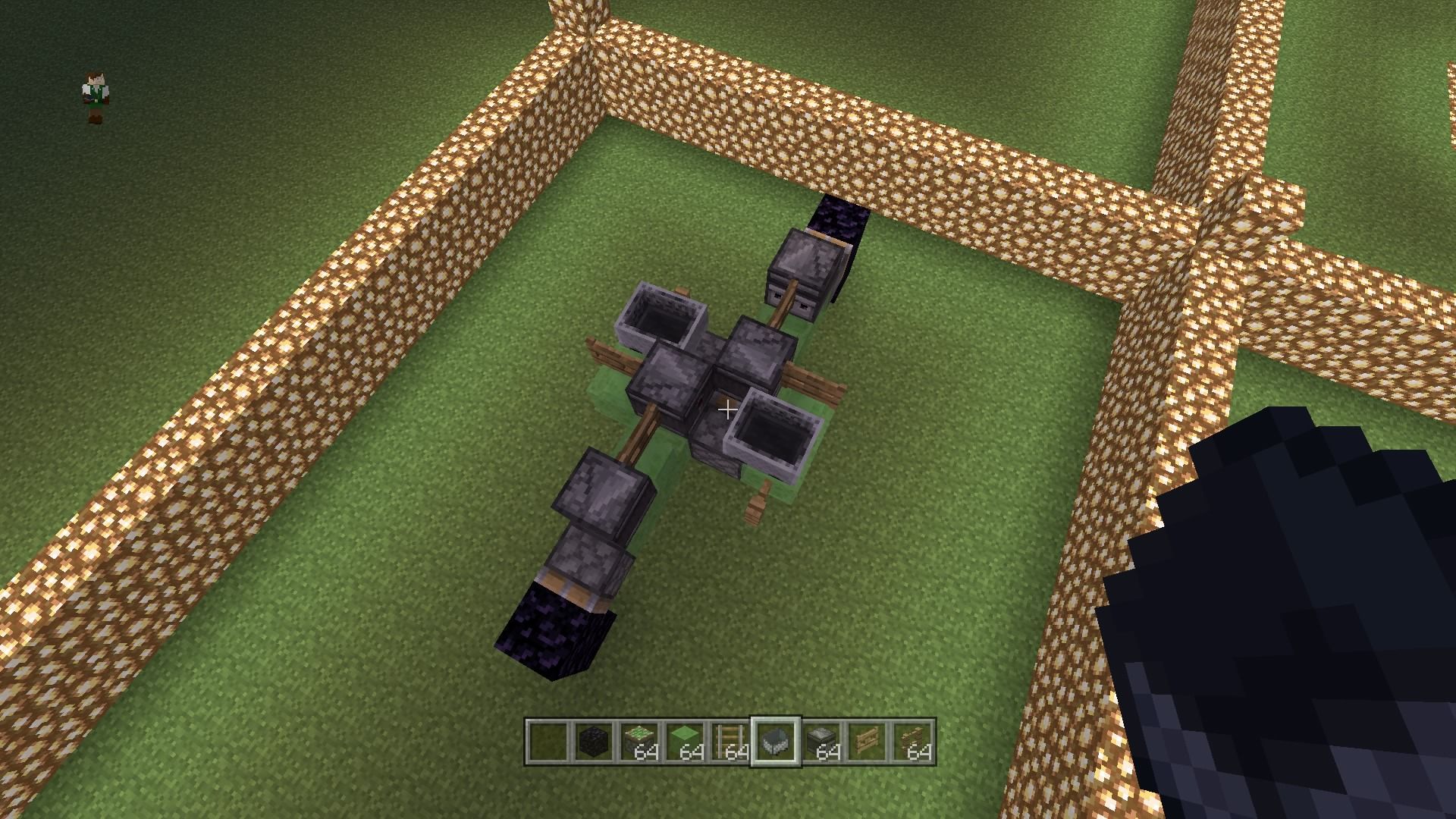 Minecraft SethBling's Simple 2-way Controllable Flying Machine Adapted ...