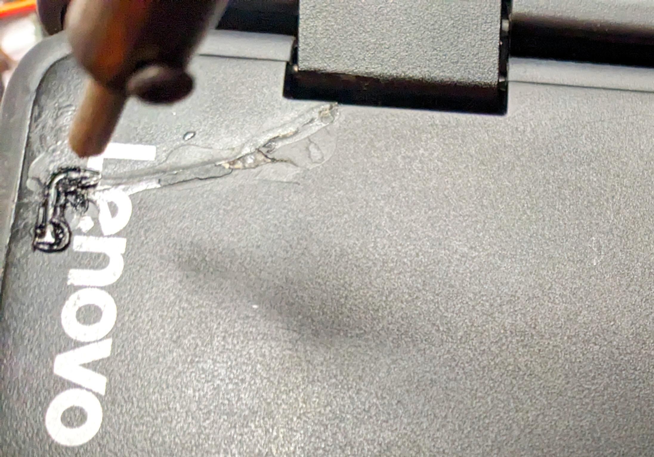Fixing a Crack in Plastic Laptop Case Near the Hinge : 6 Steps ...