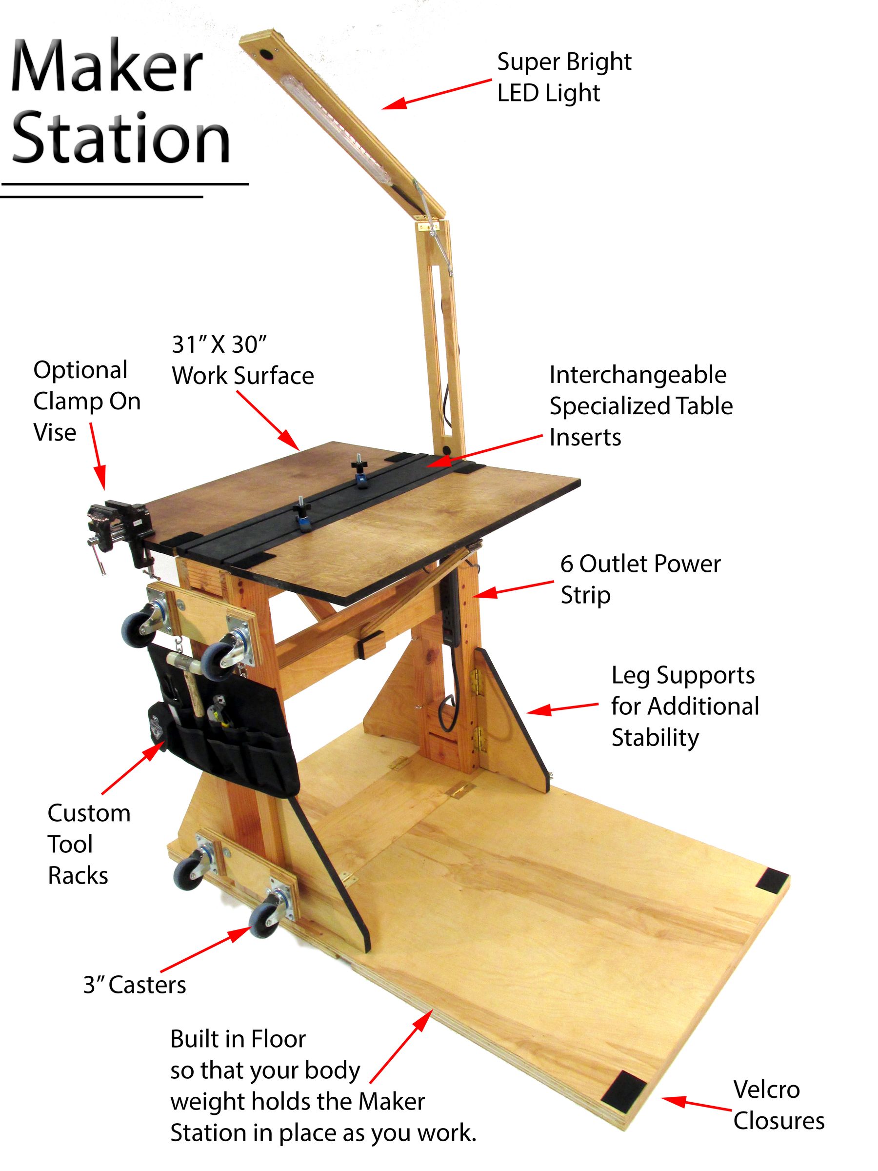 Maker Station: the Portable Reconfigurable Work Station for All Makers ...