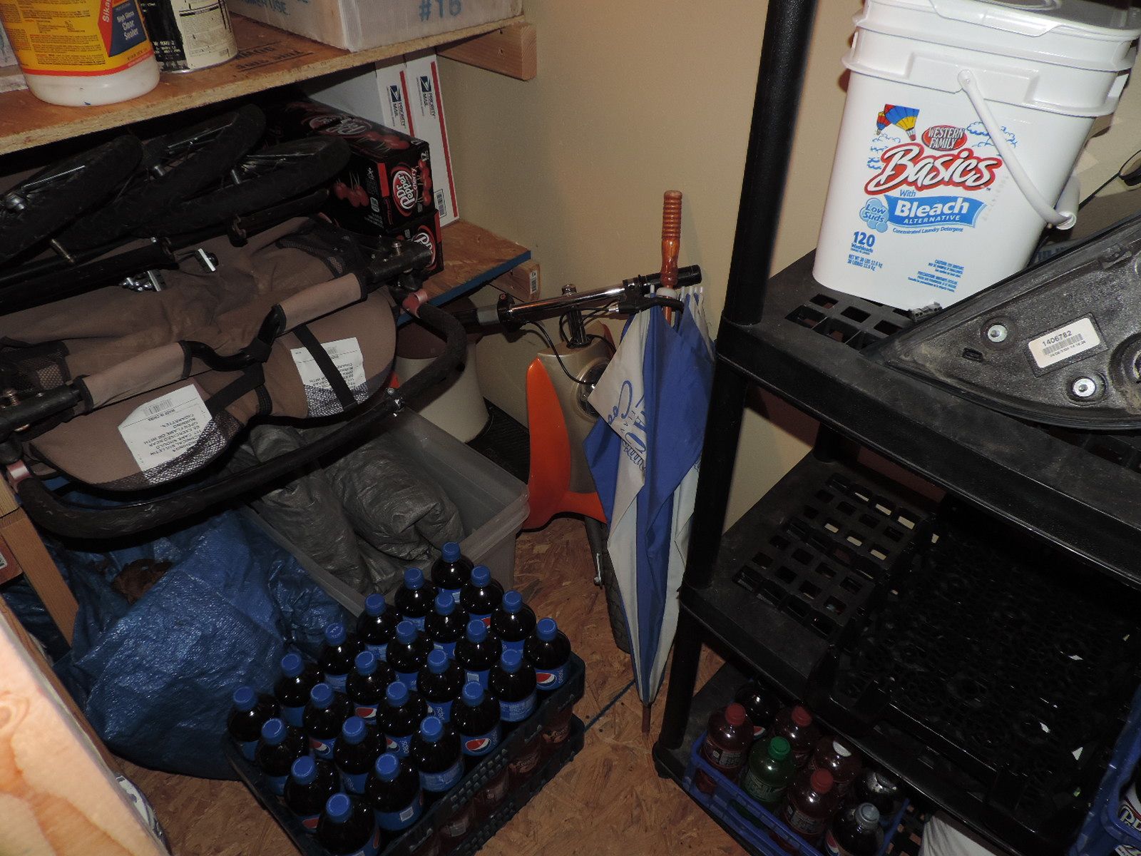Small Wasted Space Idea Above Basement Stairs in Garage : 6 Steps ...