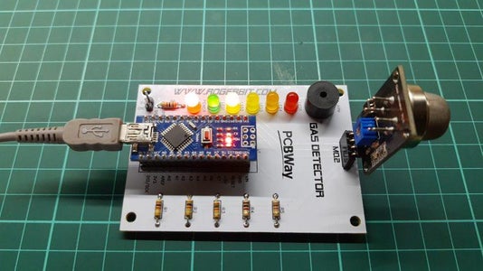 Gas Leak Detector Alarm System With Arduino Nano Instructables