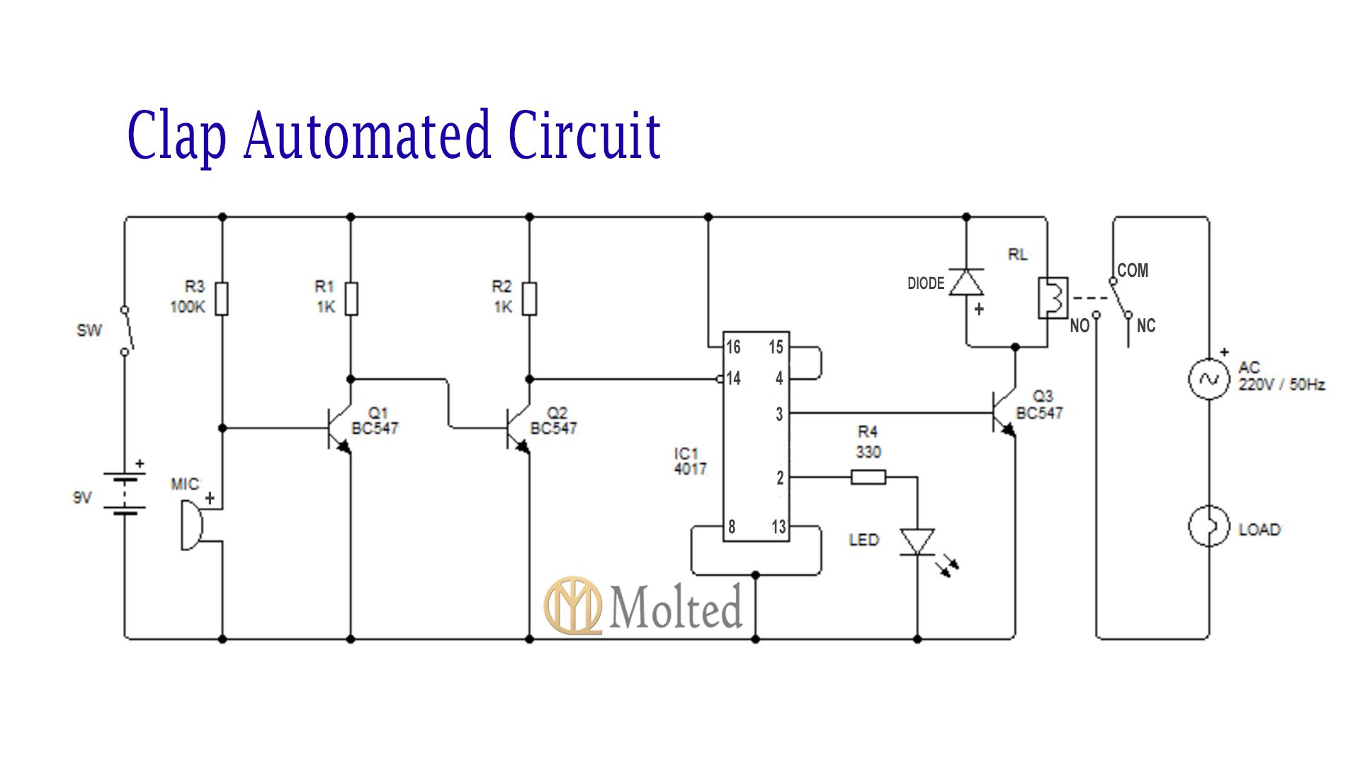 DIY || Clap Controlled Room Light : 3 Steps - Instructables