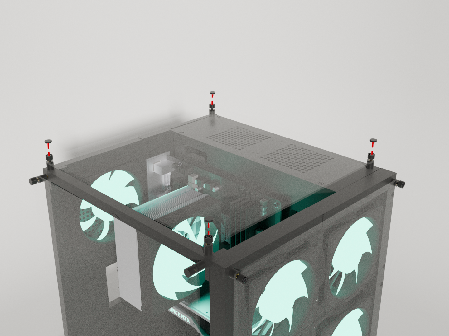 LilCubey - a 3d Printable MATX Acrylic Cube Pc Case : 27 Steps ...