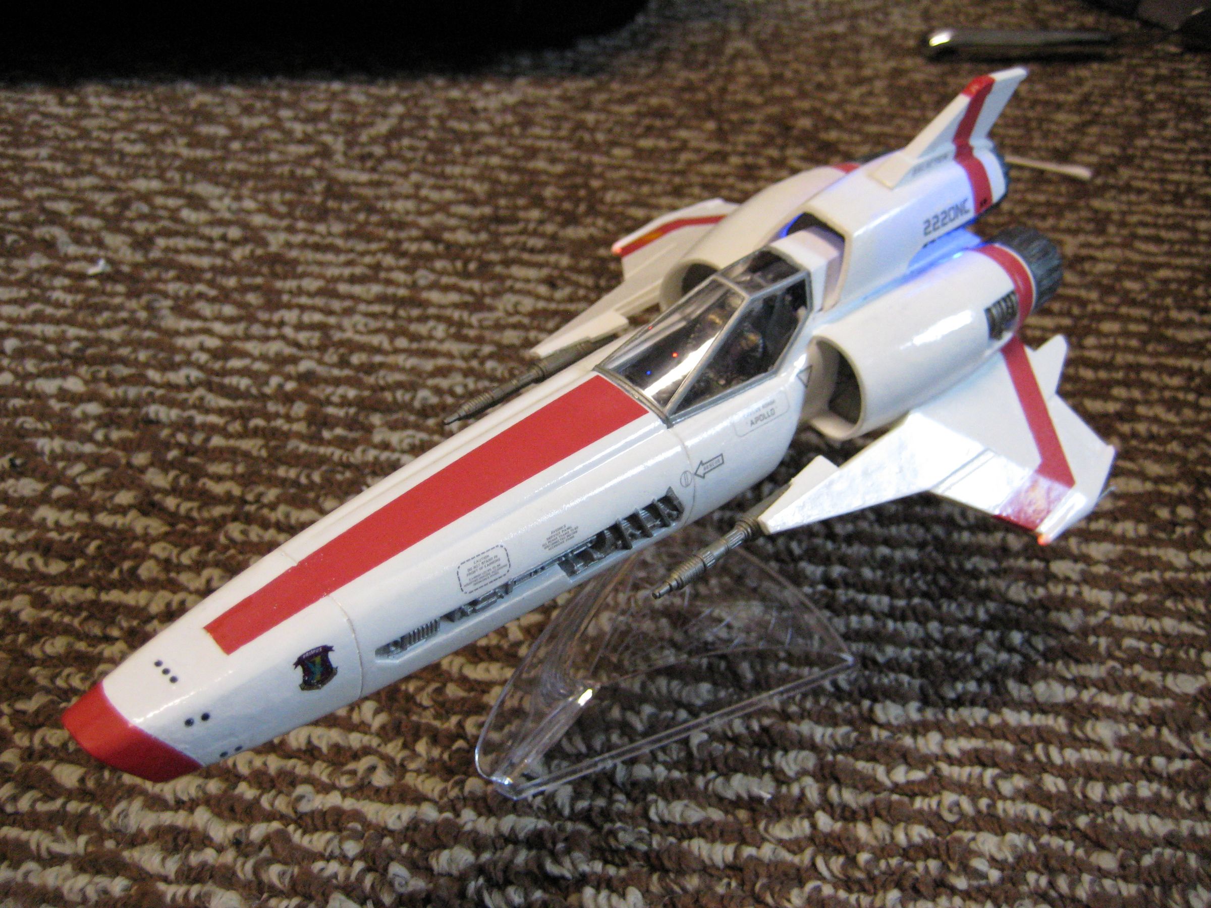 LED-Lit BSG Viper Mk. II Model Build : 10 Steps (with Pictures ...